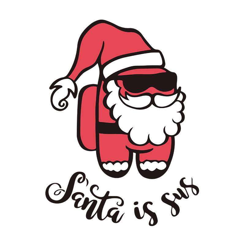 Christmas Among Us SVG, Santa is Sus svg, Xmas Funny svg, Am | Inspire ...