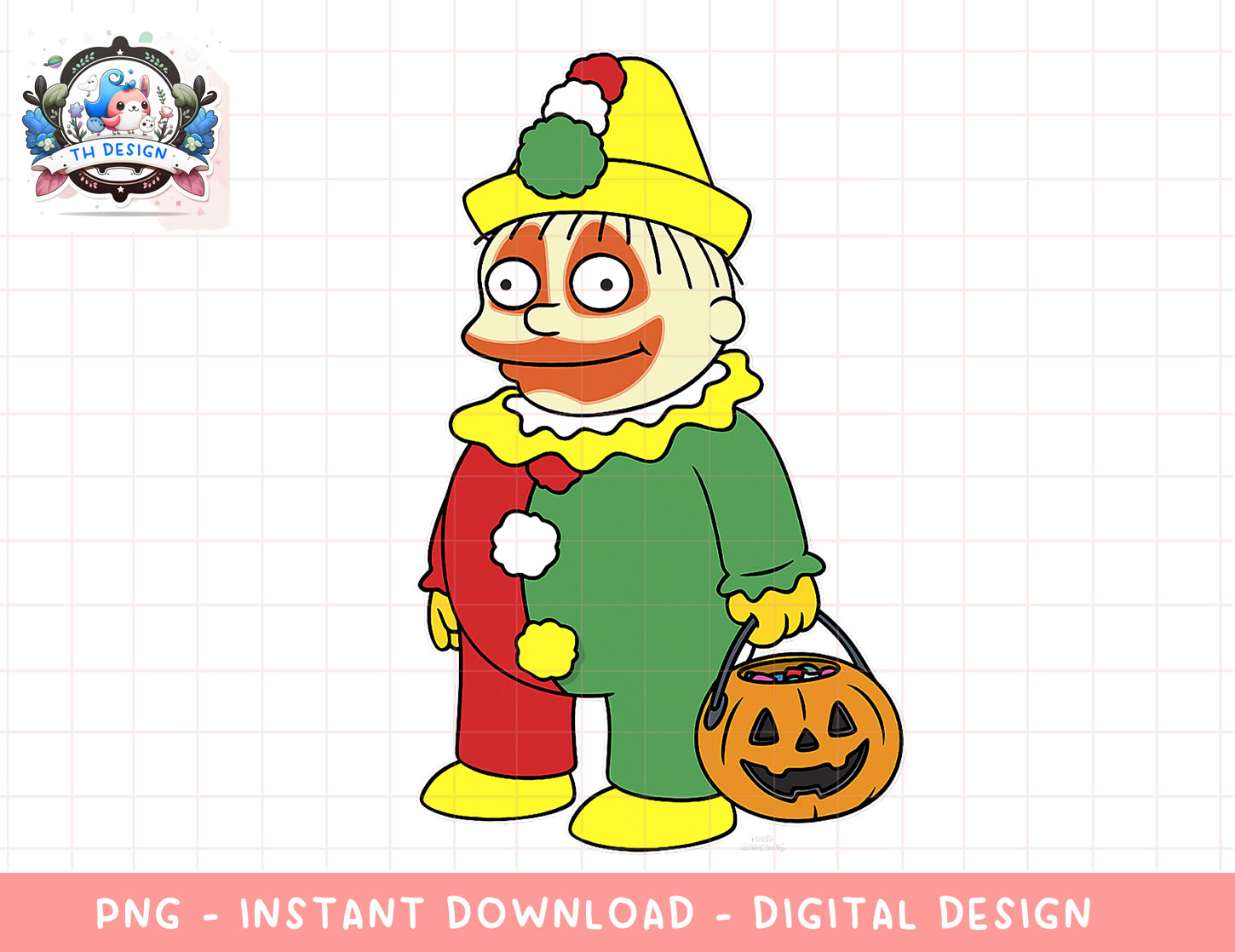 The Simpsons Treehouse of Horror Halloween Clown Ralph png, | Inspire ...