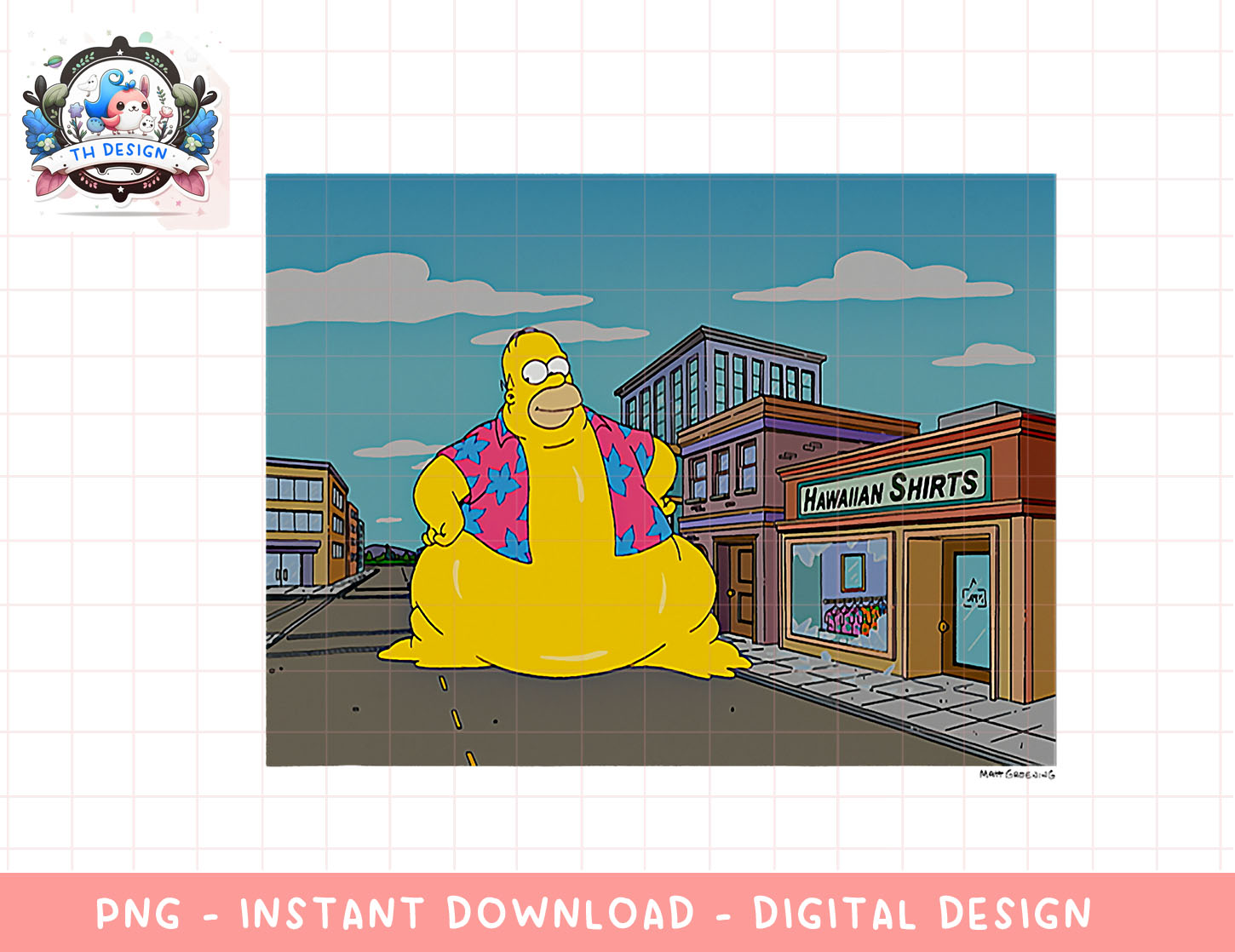 The Simpsons Treehouse Of Horror Hawaiian Monster Homer png, | Inspire ...