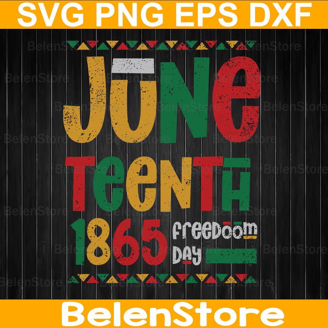 Juneteenth 1865 Freedom Day Svg, Black History Svg, Freedom | Inspire ...