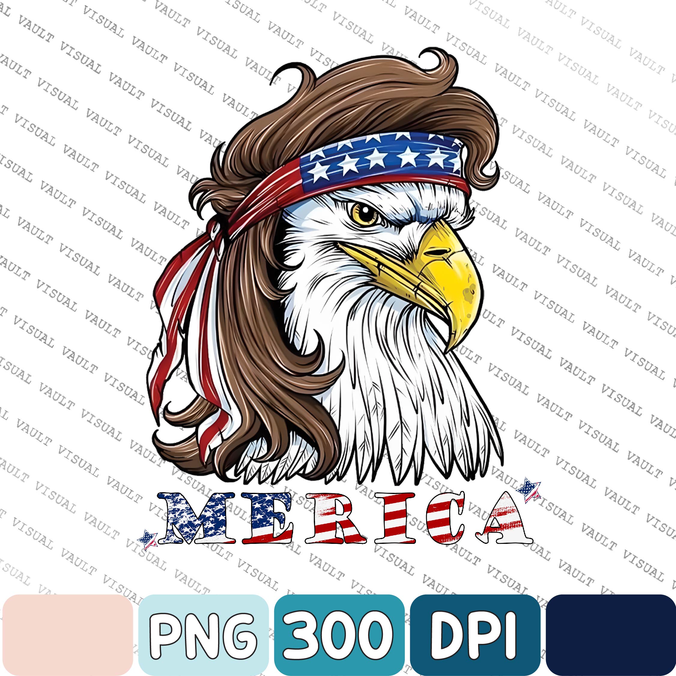 Mullet Eagle Png, Flag Png, Eagle Png, Independence Day Png, | Inspire ...