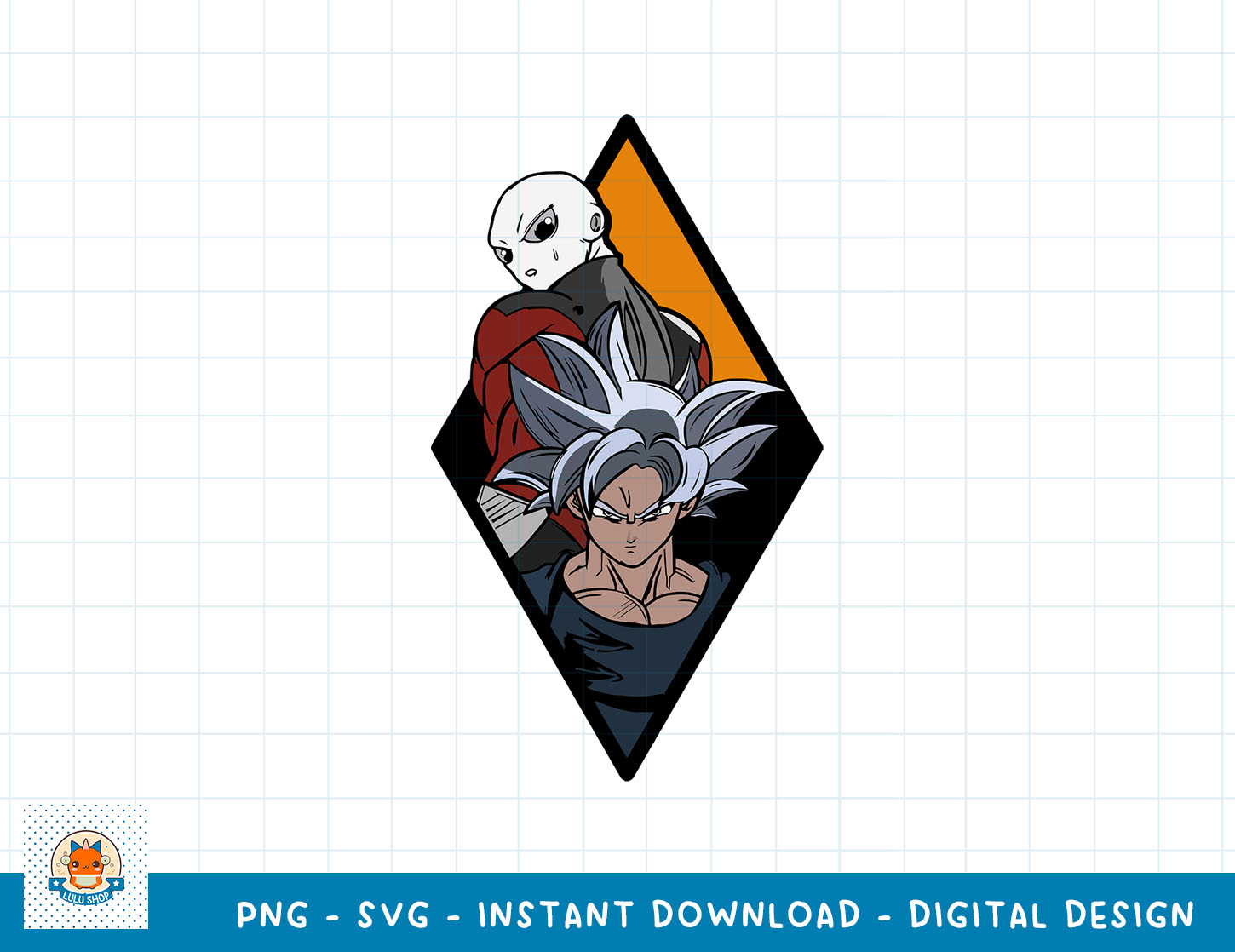 jiren vs goku Dragon Ball SVG PNG, super saiyan god Goku Svg | Inspire ...