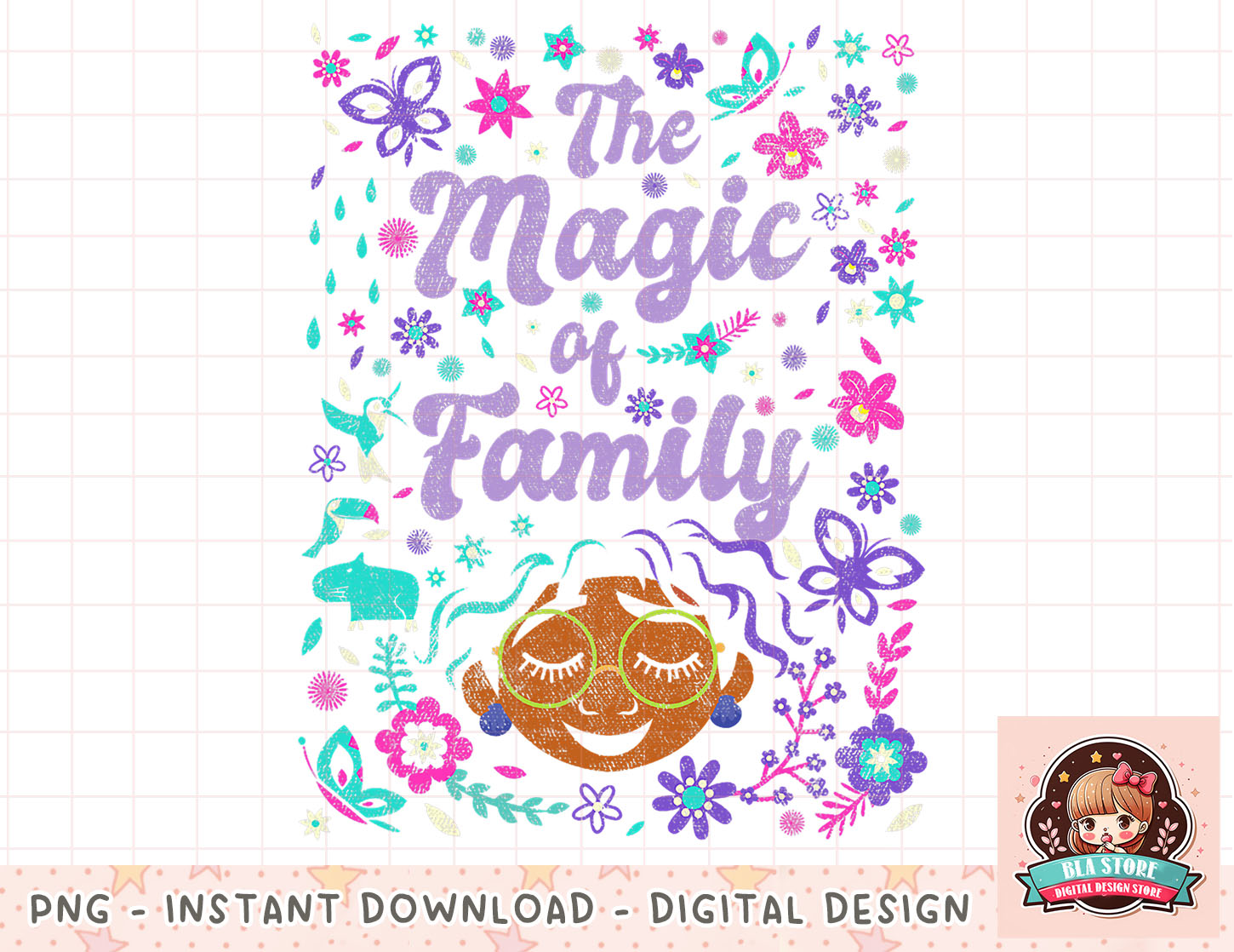 Disney Encanto Mirabel The Magic Of Family Floral Portrait p | Inspire ...