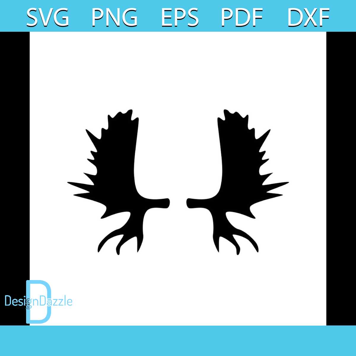 moose antler svg - Inspire Uplift