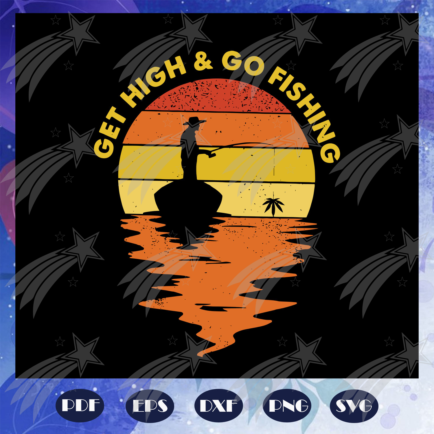 Get high and go fishing svg, fathers day gift, gift for papa | Inspire ...