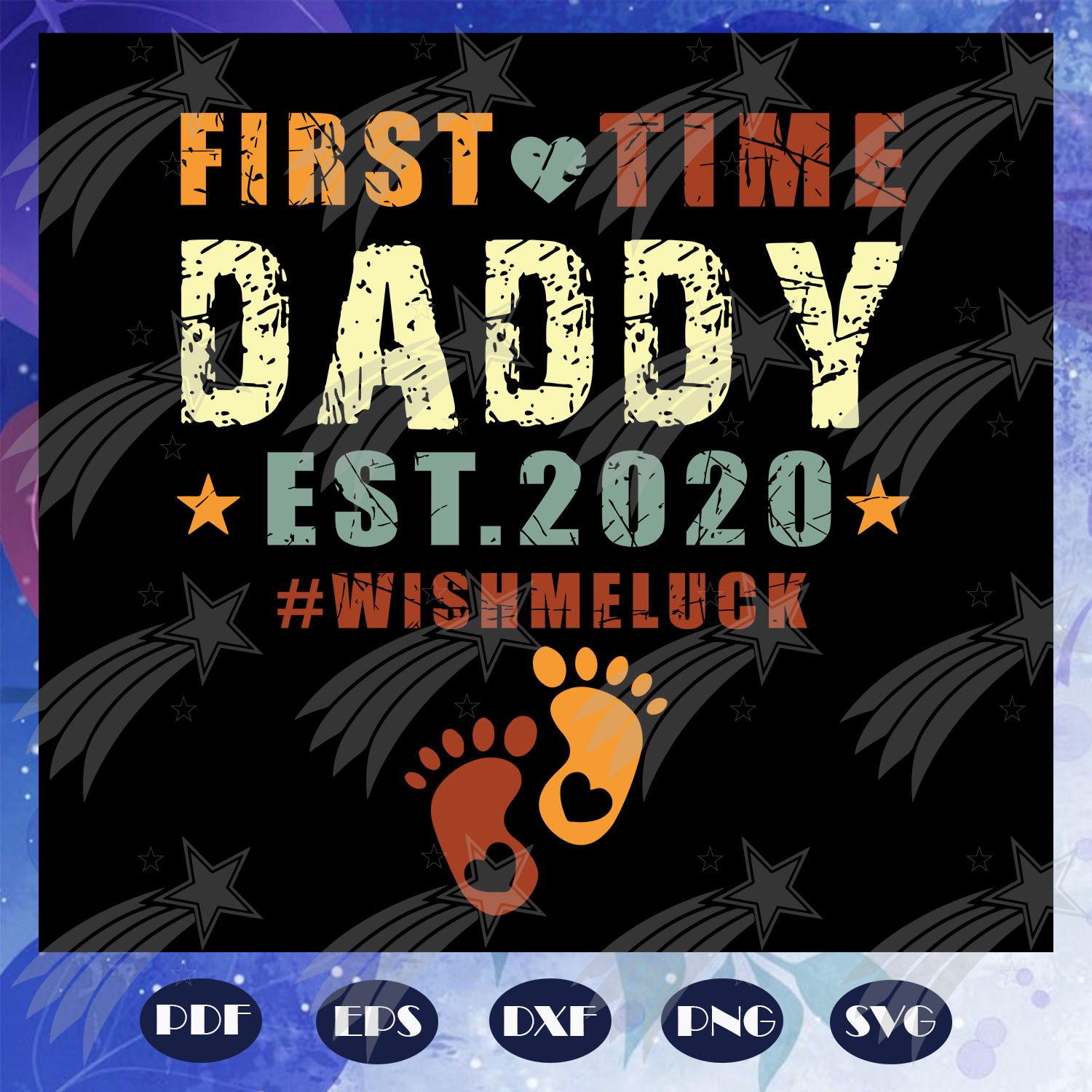 First Time Daddy Est 2020, daddy svg, dad svg, father svg, f | Inspire ...
