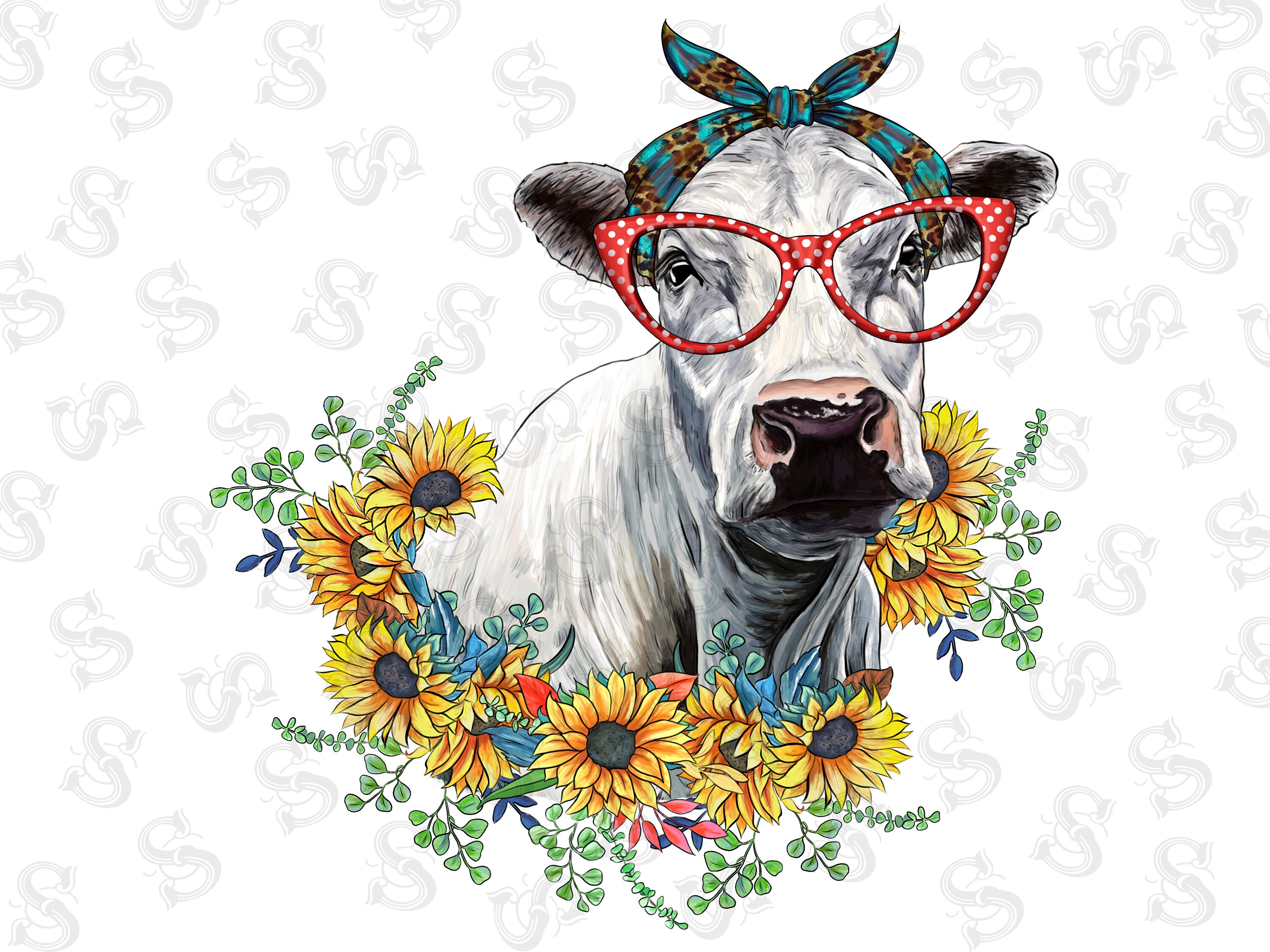 Highland Cow PNG, Files for Sublimation, Highland | Inspire Uplift