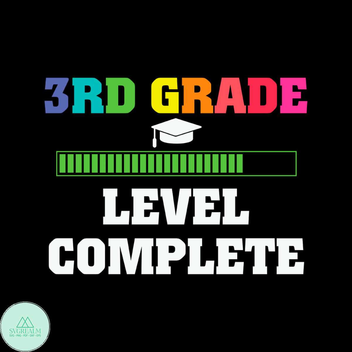 3rd grade level complete SVG PNG, 3rd grade SVG | Inspire Uplift