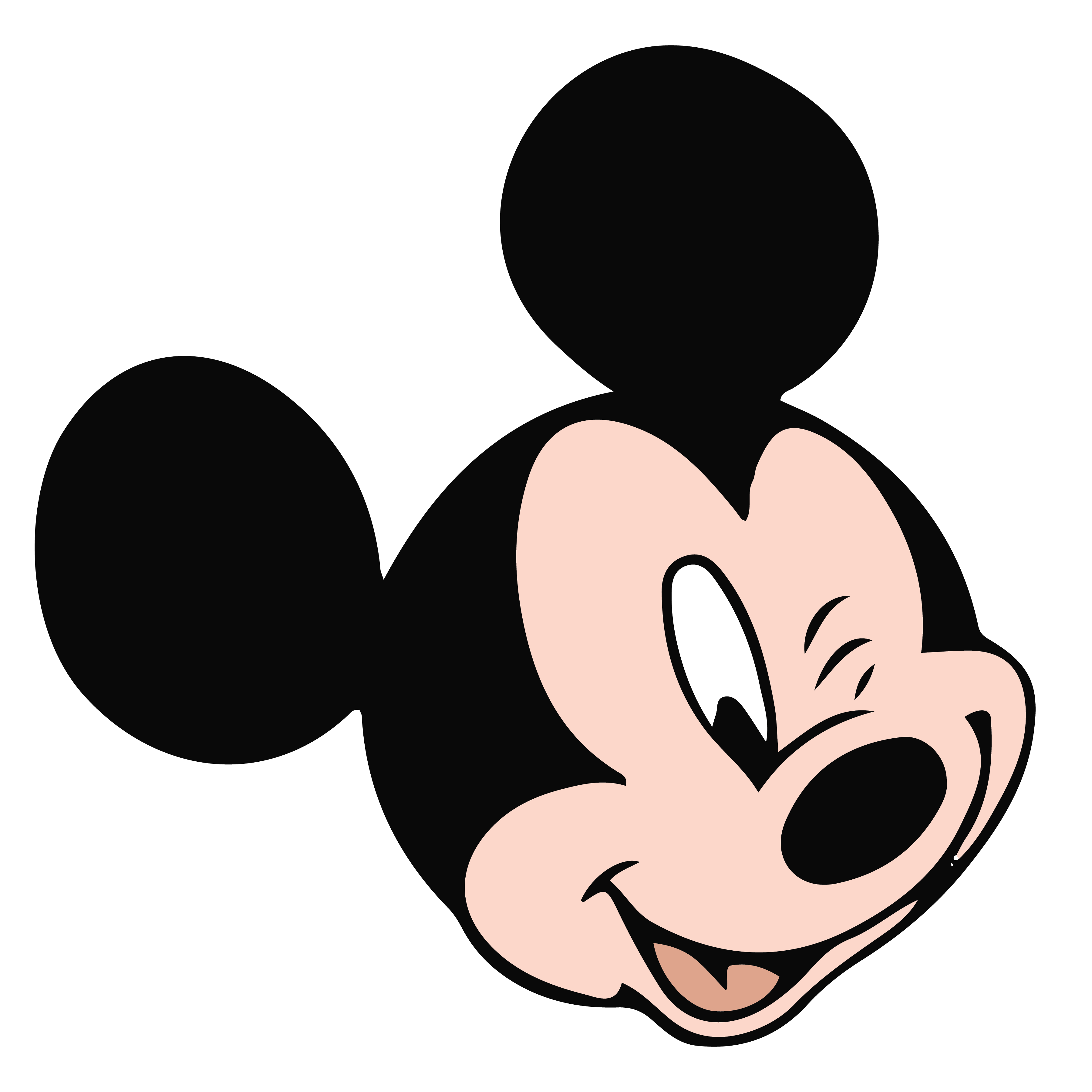 Mickey mouse svg, mickey head svg, mickey svg | Inspire Uplift