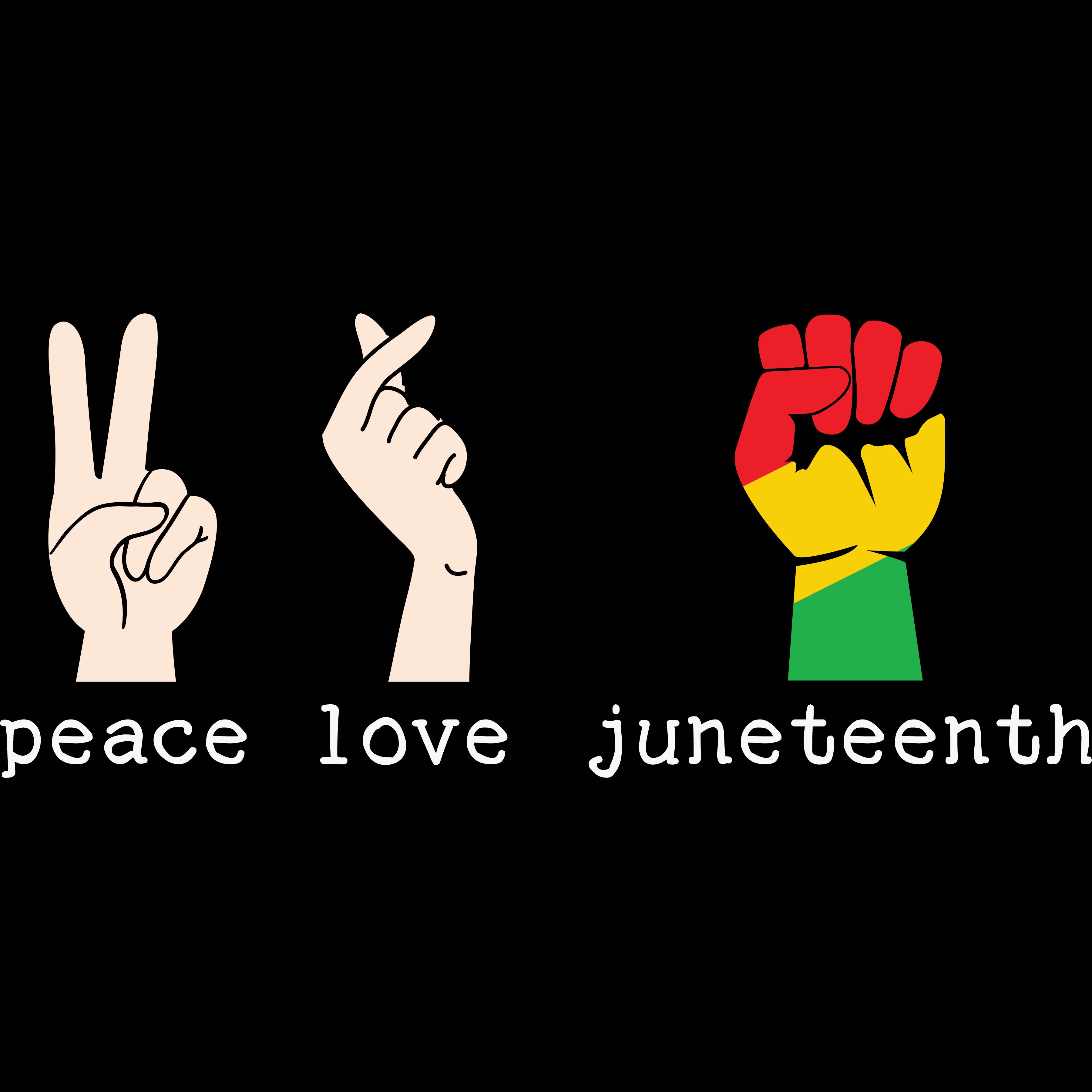 Peace Love Juneteenth Svg, Black pride Svg, Free-Ish Svg, Bl - Inspire ...