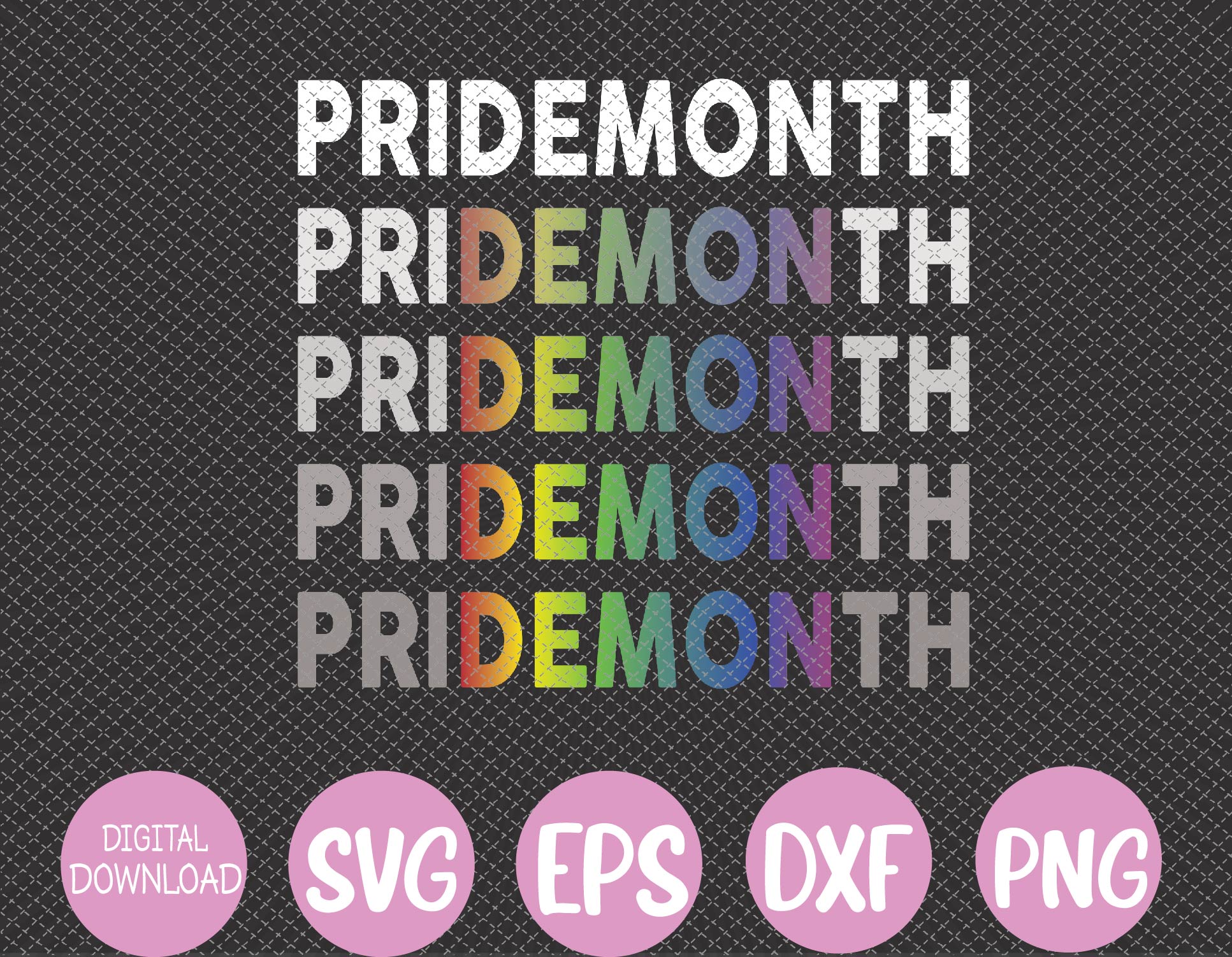 LGBT Pride Month Demon For Gay Pride Month Festival Rainbow - Inspire ...