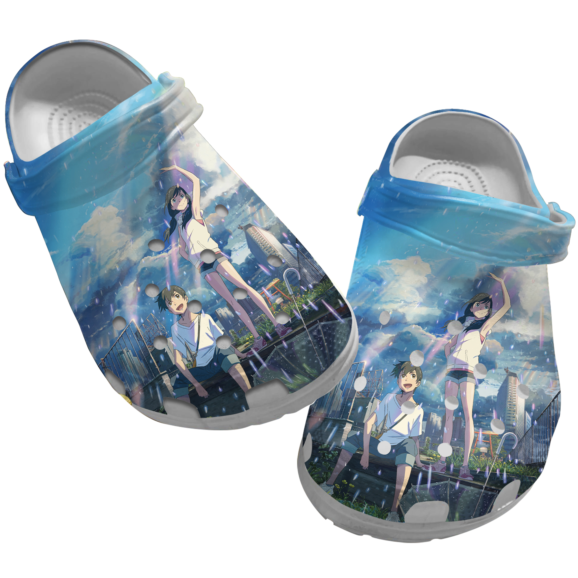 Weathering with You Crocs, Weathering with You Clog Shoes Un - Inspire ...