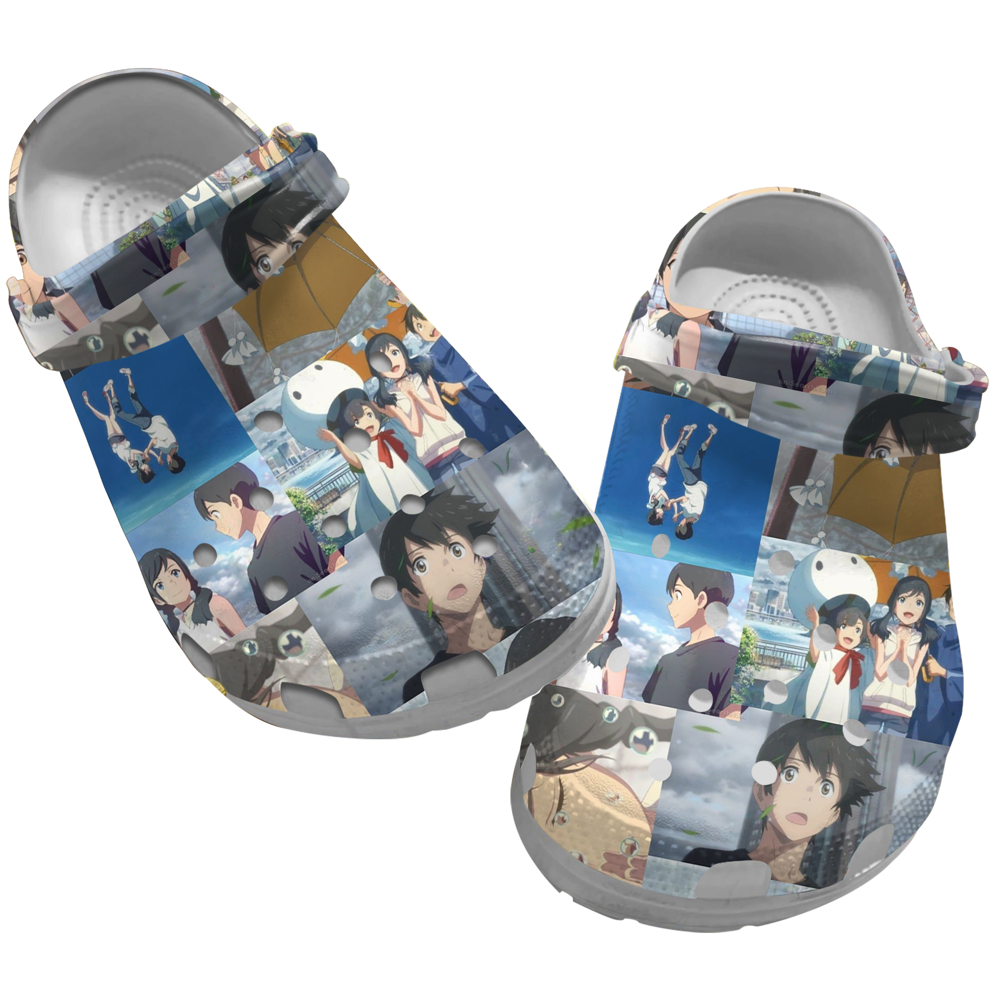 Weathering with You Clog Shoes Unisex, Anime Crocs, Anime Cl - Inspire ...