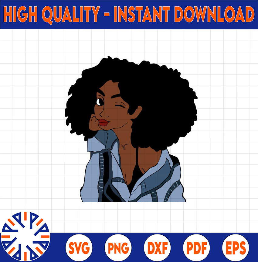 Black Girl SVG PNG JPG For Sublimation | Inspire Uplift
