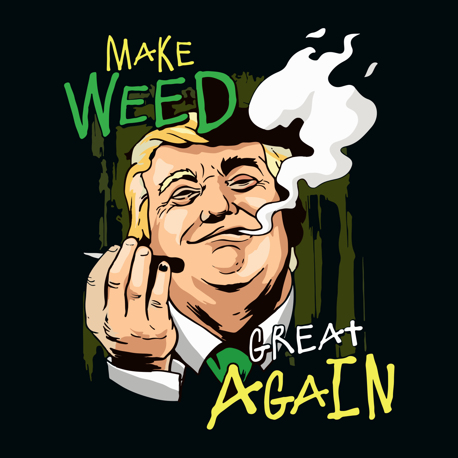 Make Weed Great Again Donald Trump Svg, Trending Svg, Cannab | Inspire ...