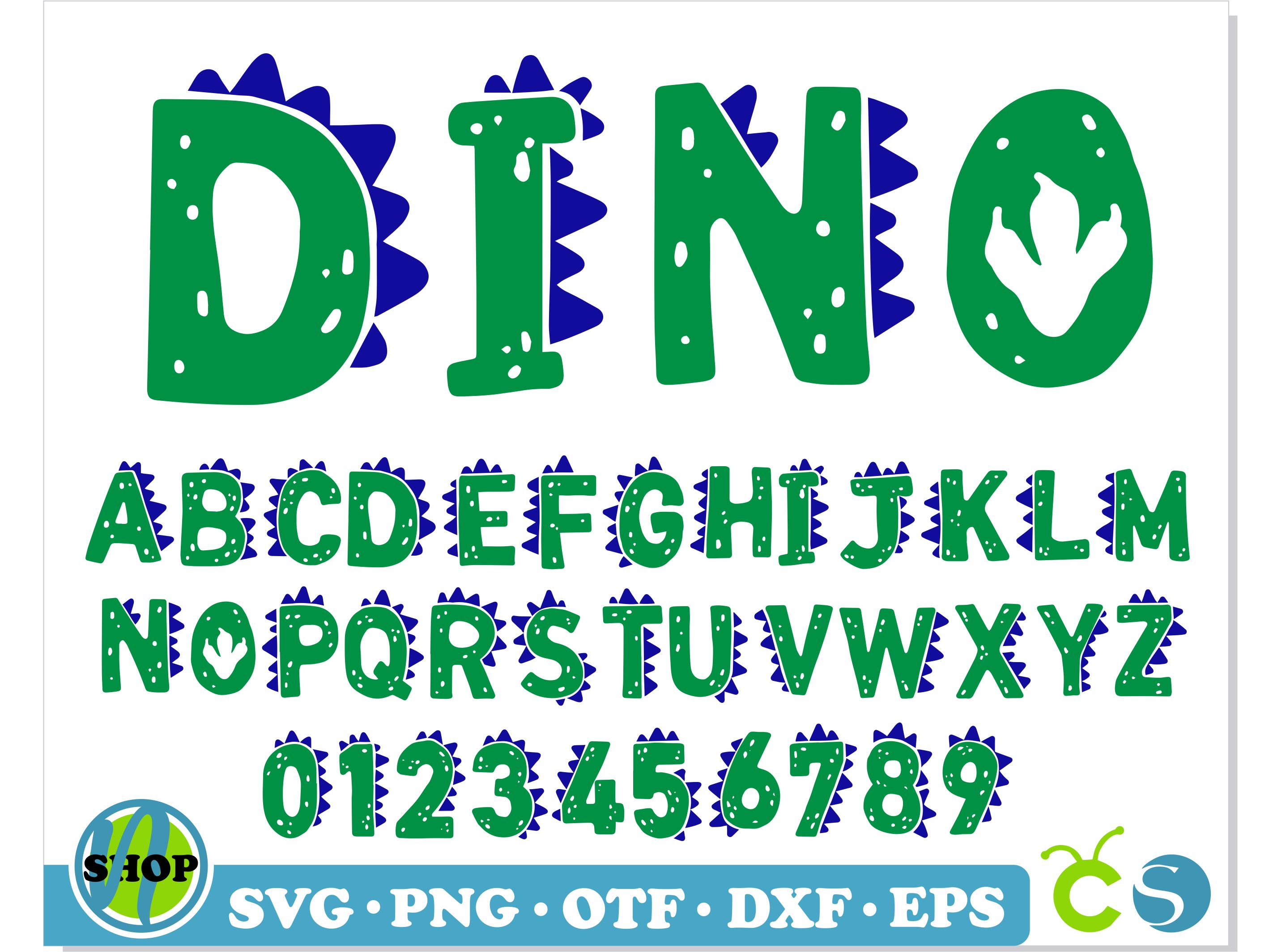 Dinosaur Font SVG Cricut, Dinosaur Font otf, Dinosaur Font p | Inspire ...