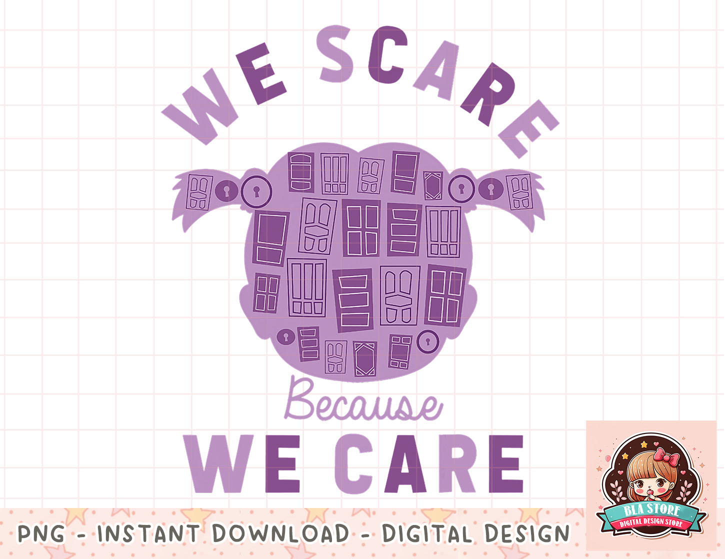 Disney Pixar Monsters University Boo Scare Graphic png, inst | Inspire ...