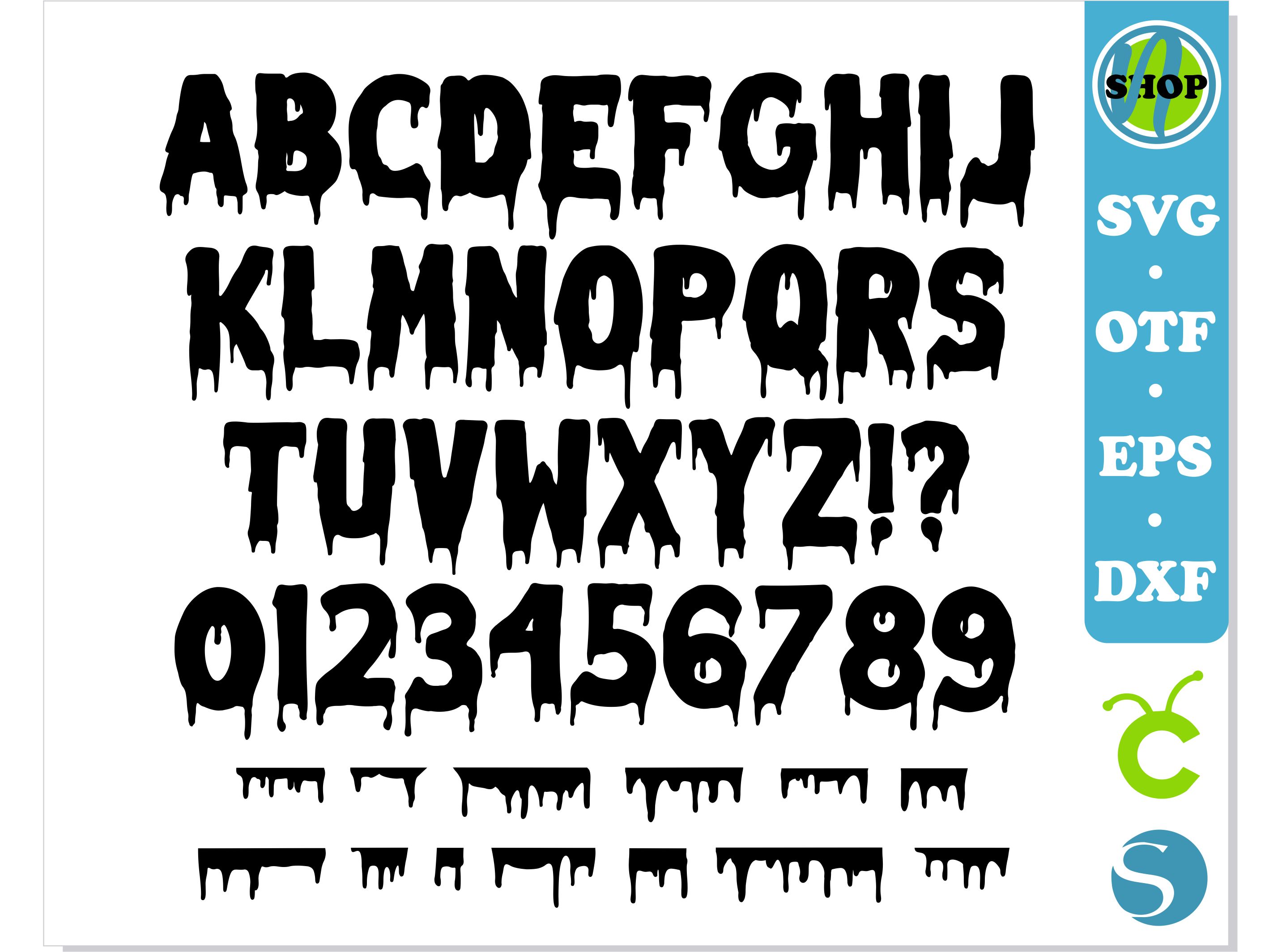 Dripping font SVG Cricut, Dripping font otf, Dripping svg, D | Inspire Uplift