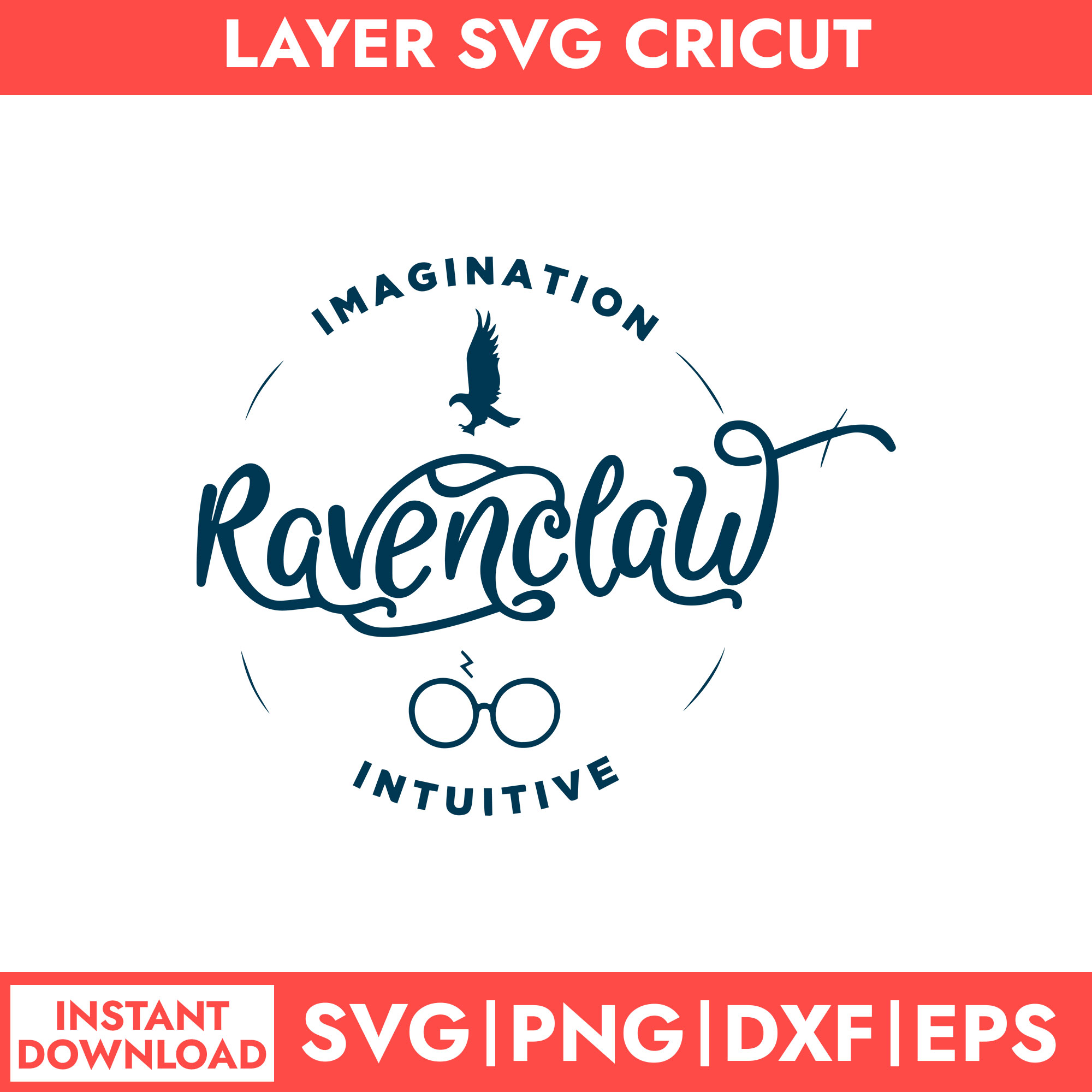 Imagination Ravenclau Intuitive Svg, Harry Potter Svg, Hogwa - Inspire ...