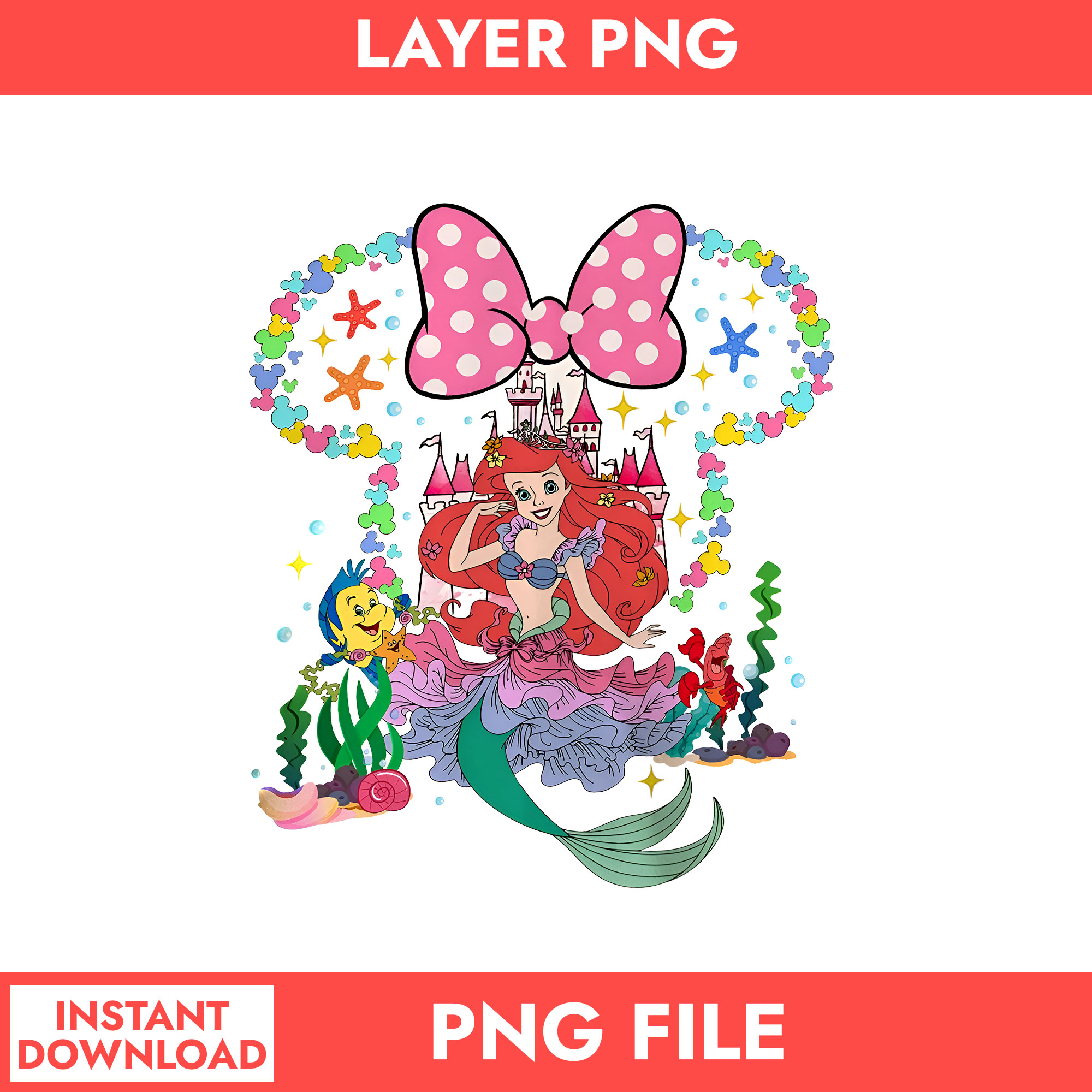 Ariel Mermaid Png, Pincess Mermaid Png, Little Mermaid Png, - Inspire ...