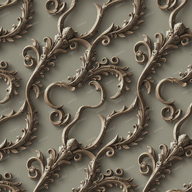 Scrollwork 60 Seamless Tileable Repeating Pattern | Inspire Uplift