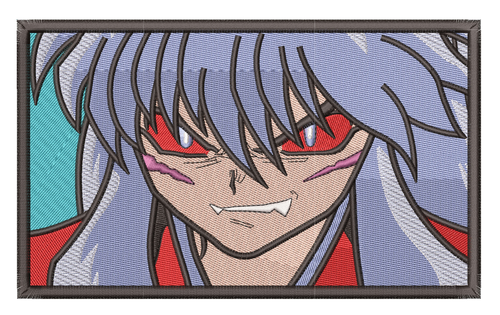 Anime Embroidery Pattern Inuyasha Demon | Inspire Uplift