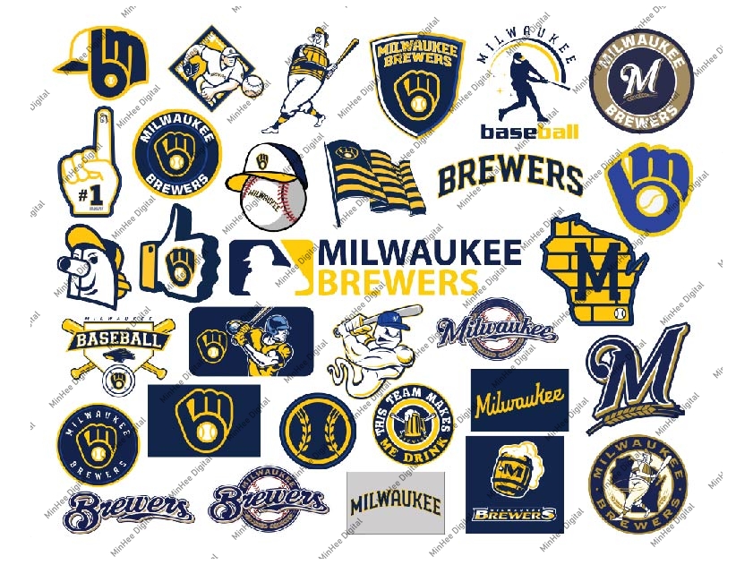31 Files Milwaukee Brewers SVG Files, Cut Files, Baseball Cl | Inspire ...
