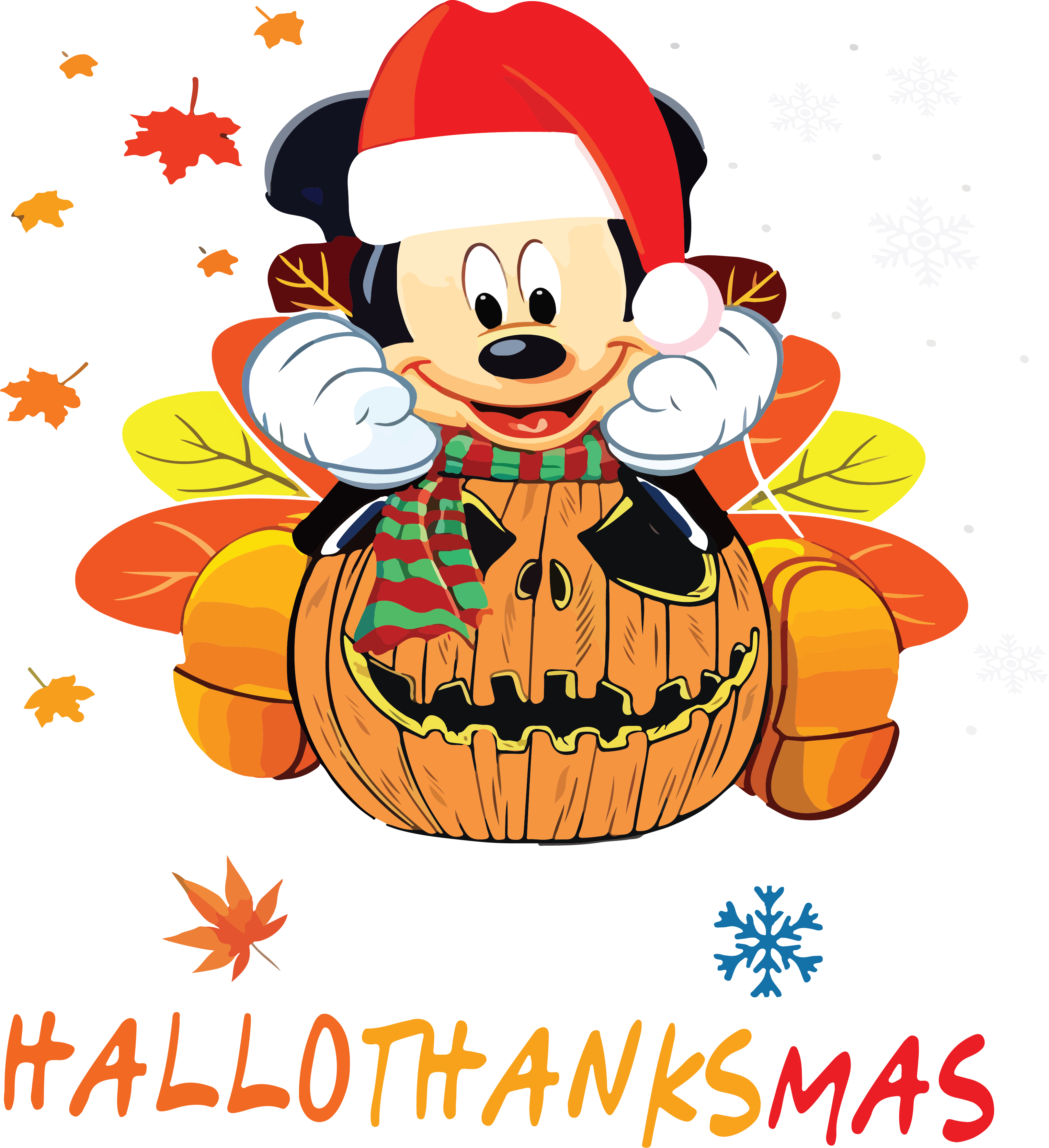 Mickey Mouse's Happy Hallothanksmas Halloween Png Files, Hal | Inspire ...