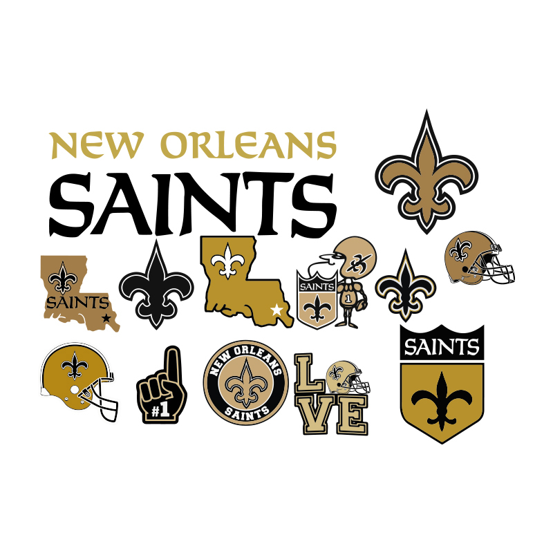 New Orleans Saints svg bundle, Saints Svg, NFL Football Logo | Inspire ...