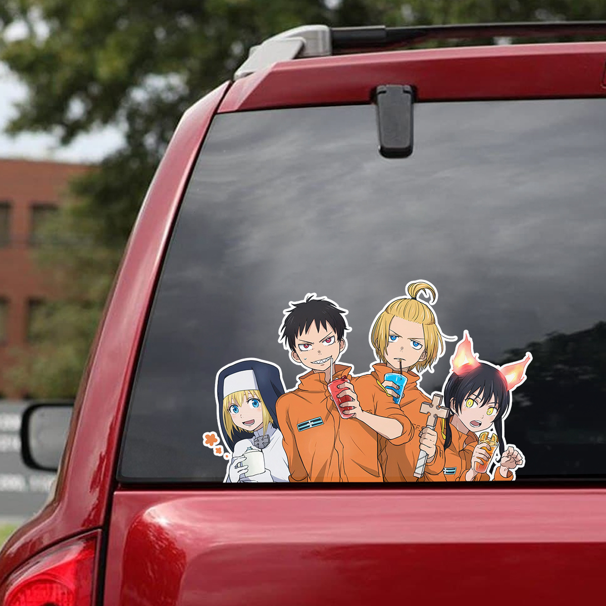 Fire Force Decal, Fire Force Sticker, Anime Sticker For Car, | Inspire ...