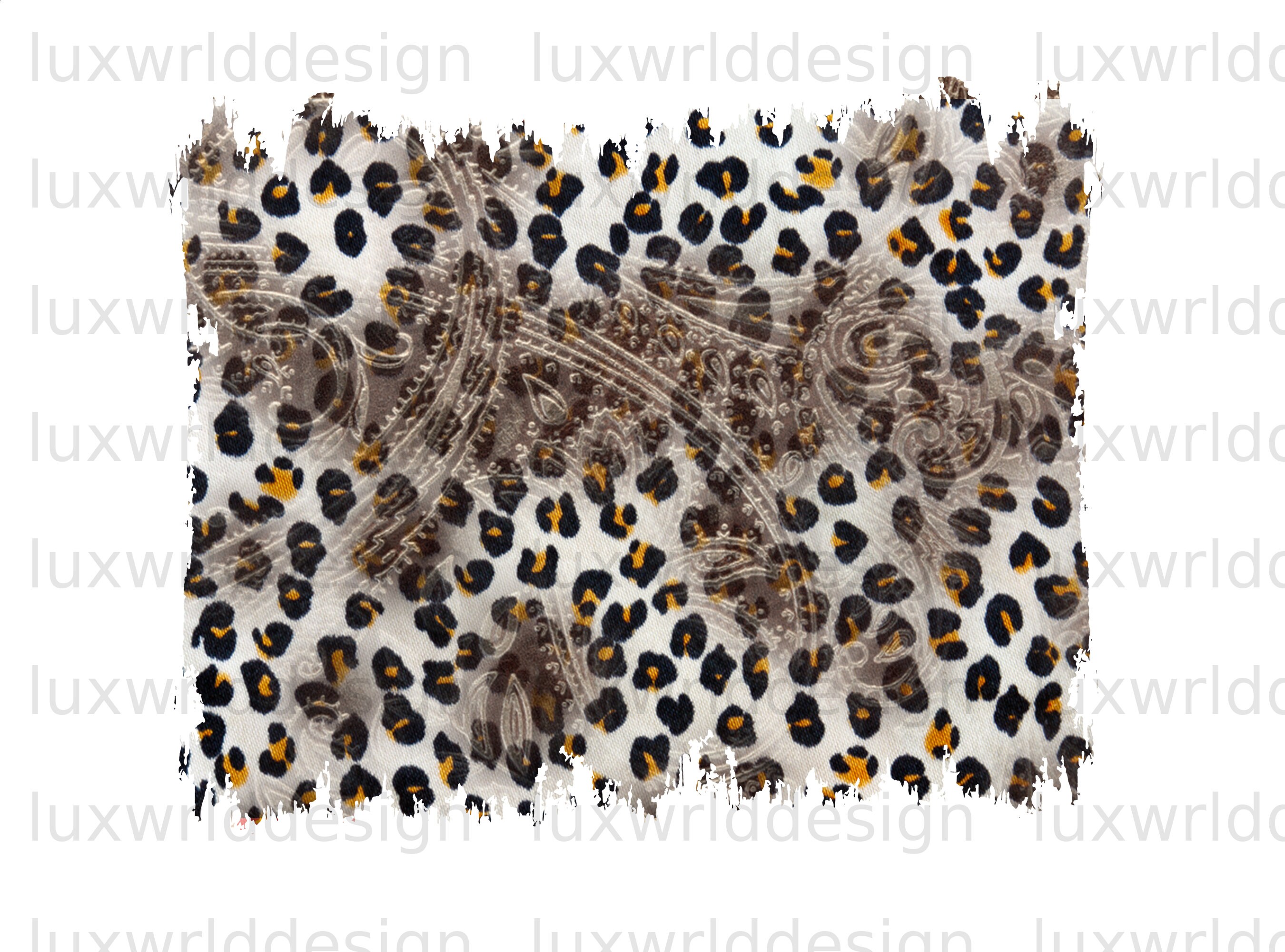 Black And Orange Cowhide Aztec Background PNG Wes | Inspire Uplift