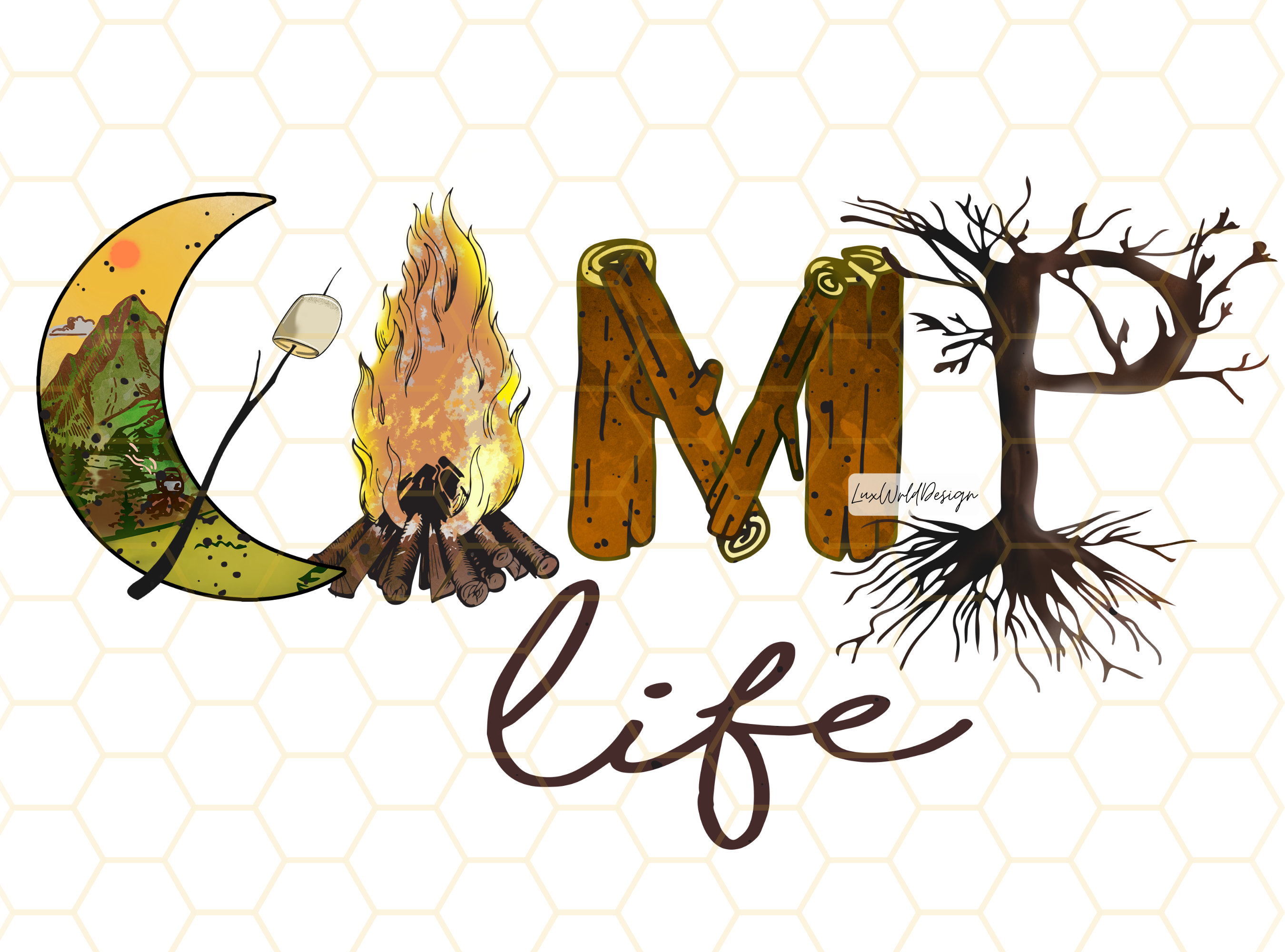 Camp Life PNG Camping png Camping Clipart Subli - Inspire Uplift