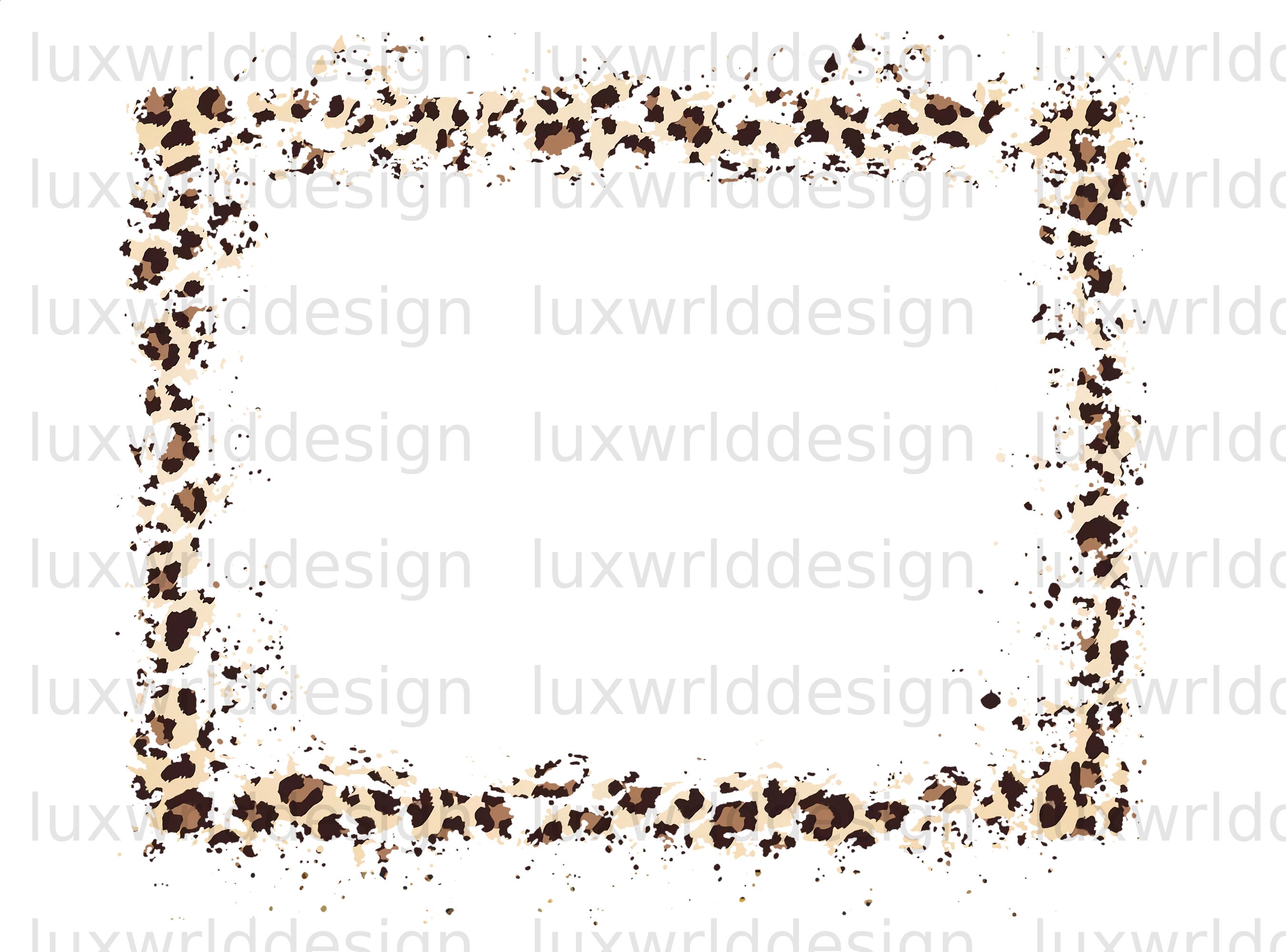 Cheetah Background Frame PNG Western Background p | Inspire Uplift