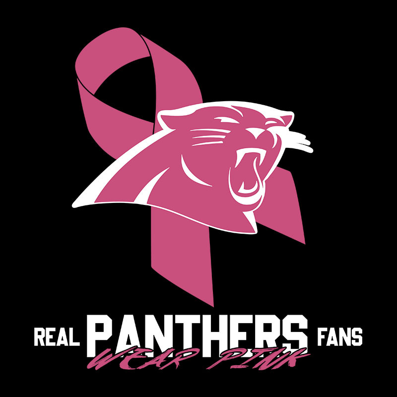Wear Pink Carolina Panthers NFL Svg, Football Svg, silhouett | Inspire ...
