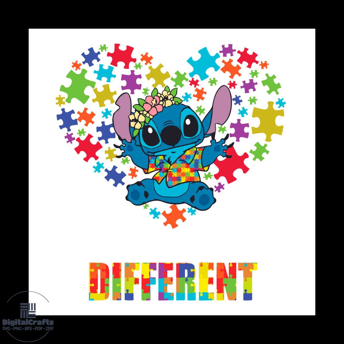 It's Ok To Be Different Autism Awareness Stitch Svg, Disney | Inspire ...