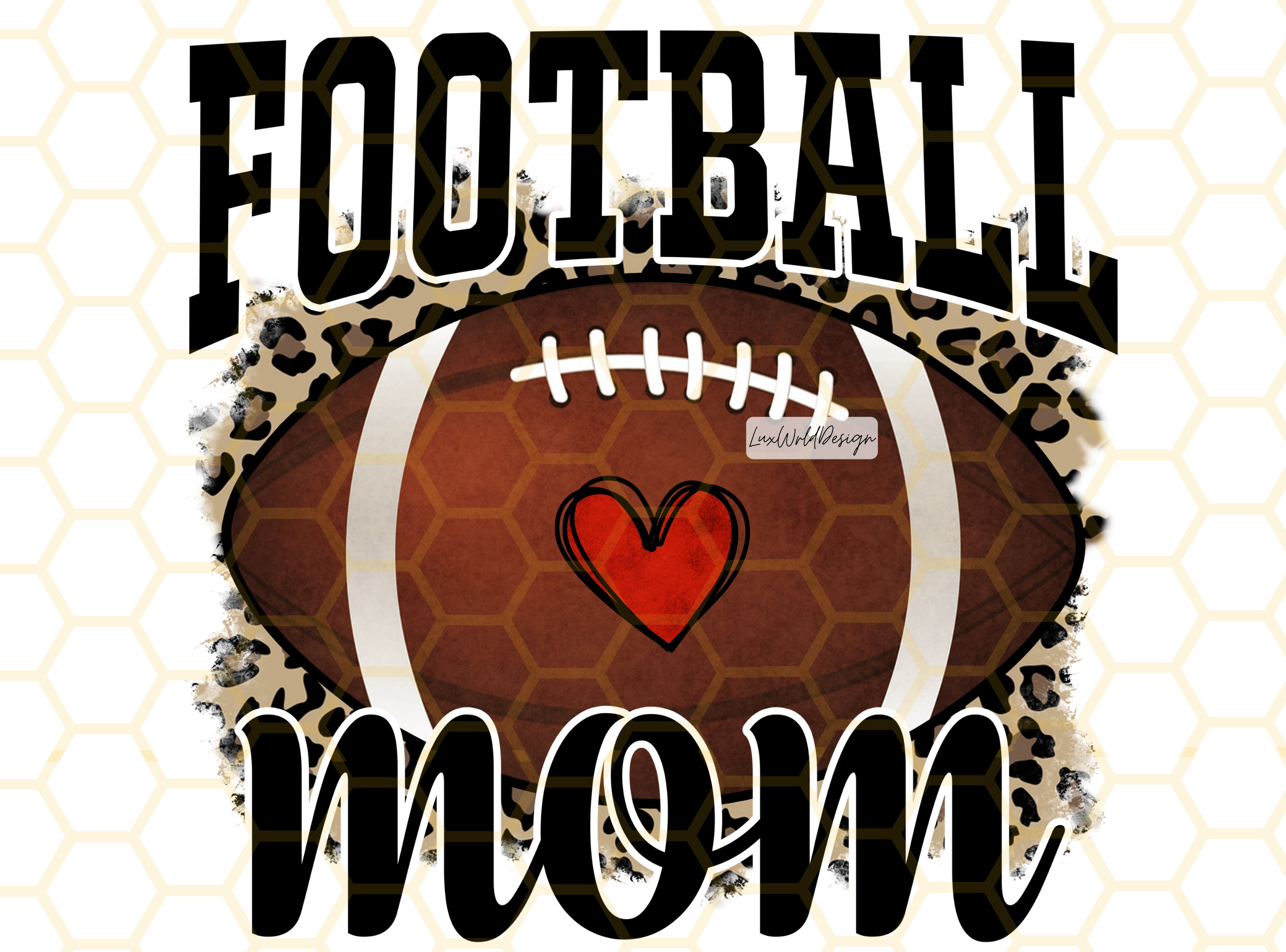Football Mom PNG Football Clipart Football Mama | Inspire Uplift