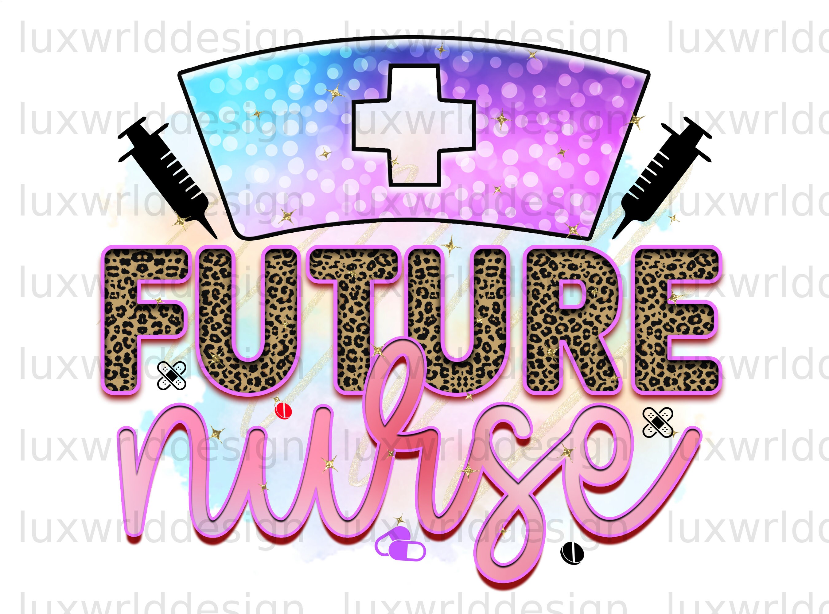 Future Nurse PNG Nurse png Nursing png Sublimat | Inspire Uplift