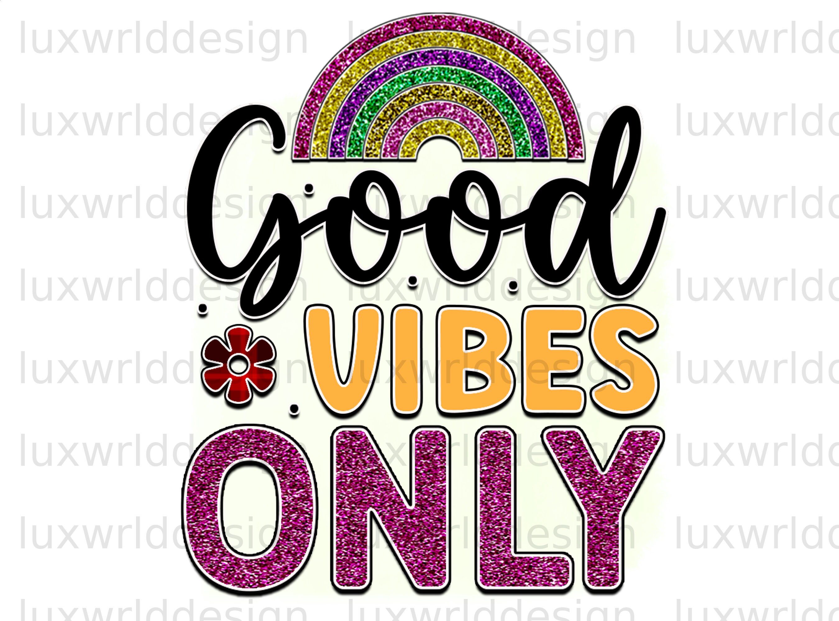 Good Vibes Only PNG Positive Affirmations Positi - Inspire Uplift