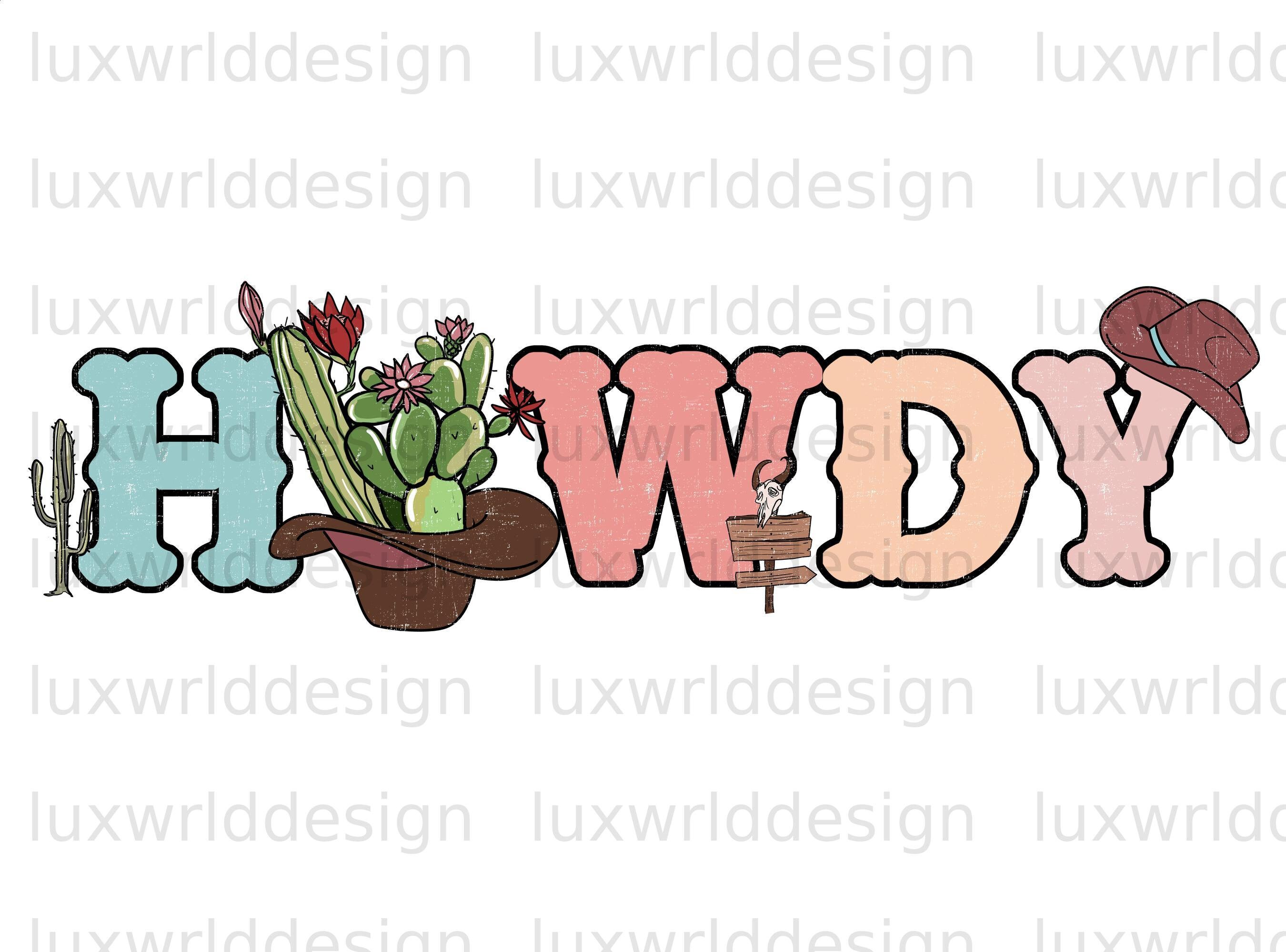 Howdy PNG Western png Western Design png Wester | Inspire Uplift