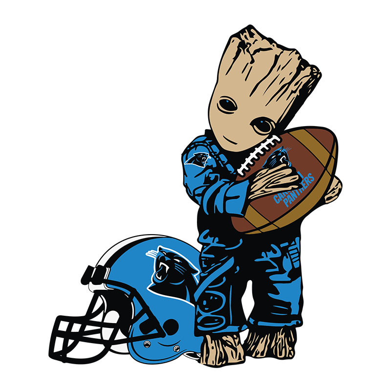 Groot Fan Carolina Panthers NFL Svg, Football Svg, silhouett | Inspire ...