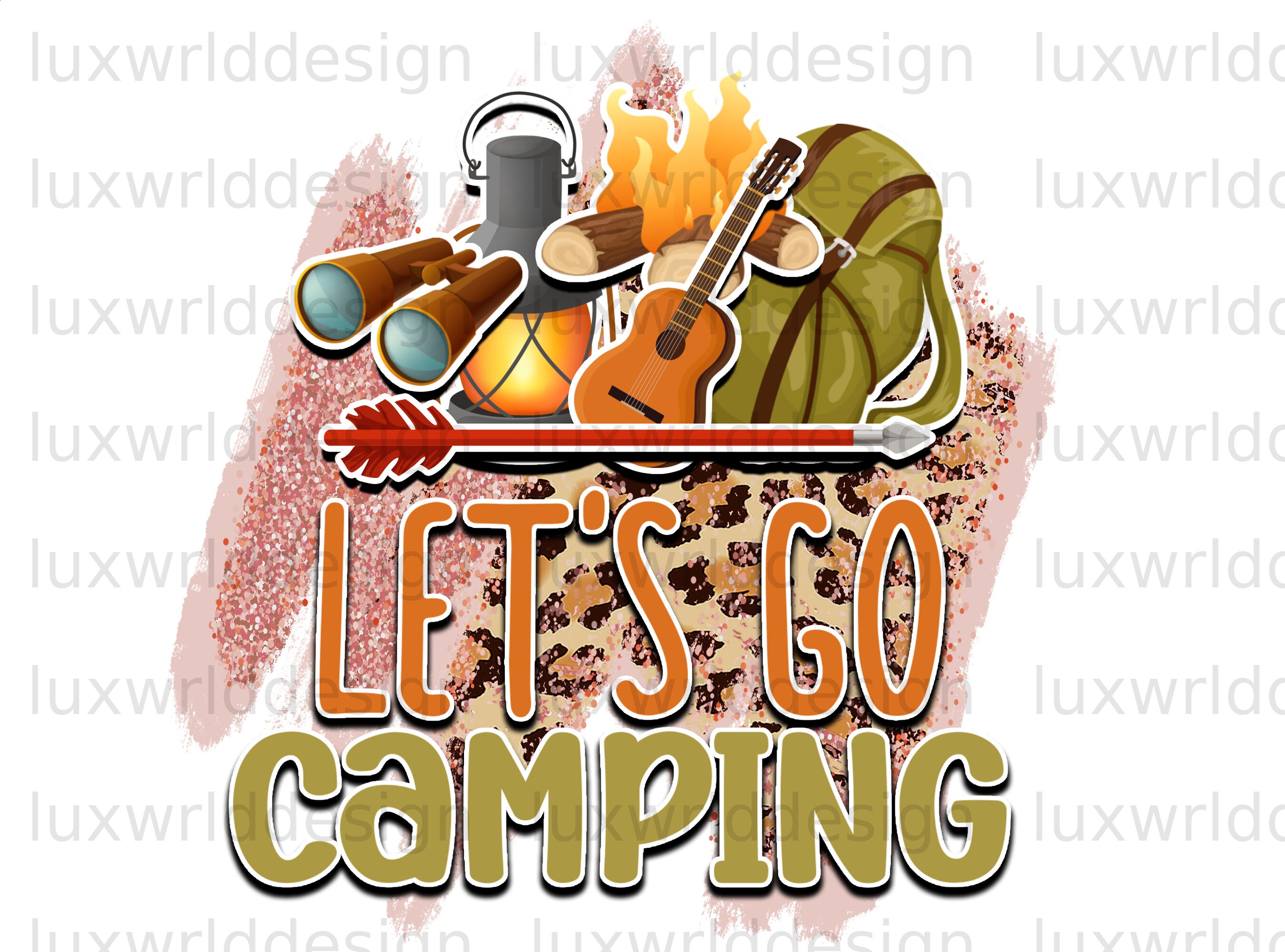 Lets Go Camping PNG Camping png Camp Life Subli - Inspire Uplift