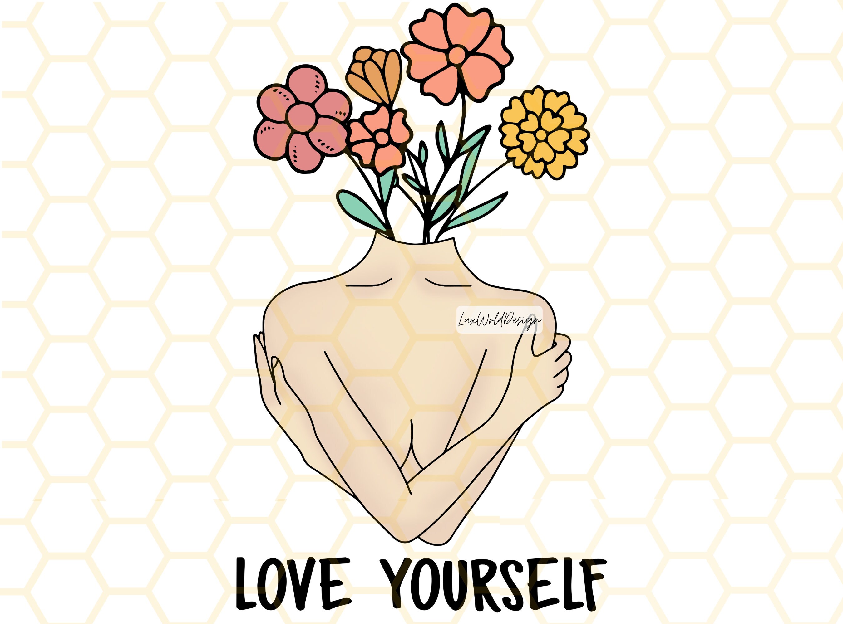 Love Yourself PNG Self Love png Positive png In - Inspire Uplift