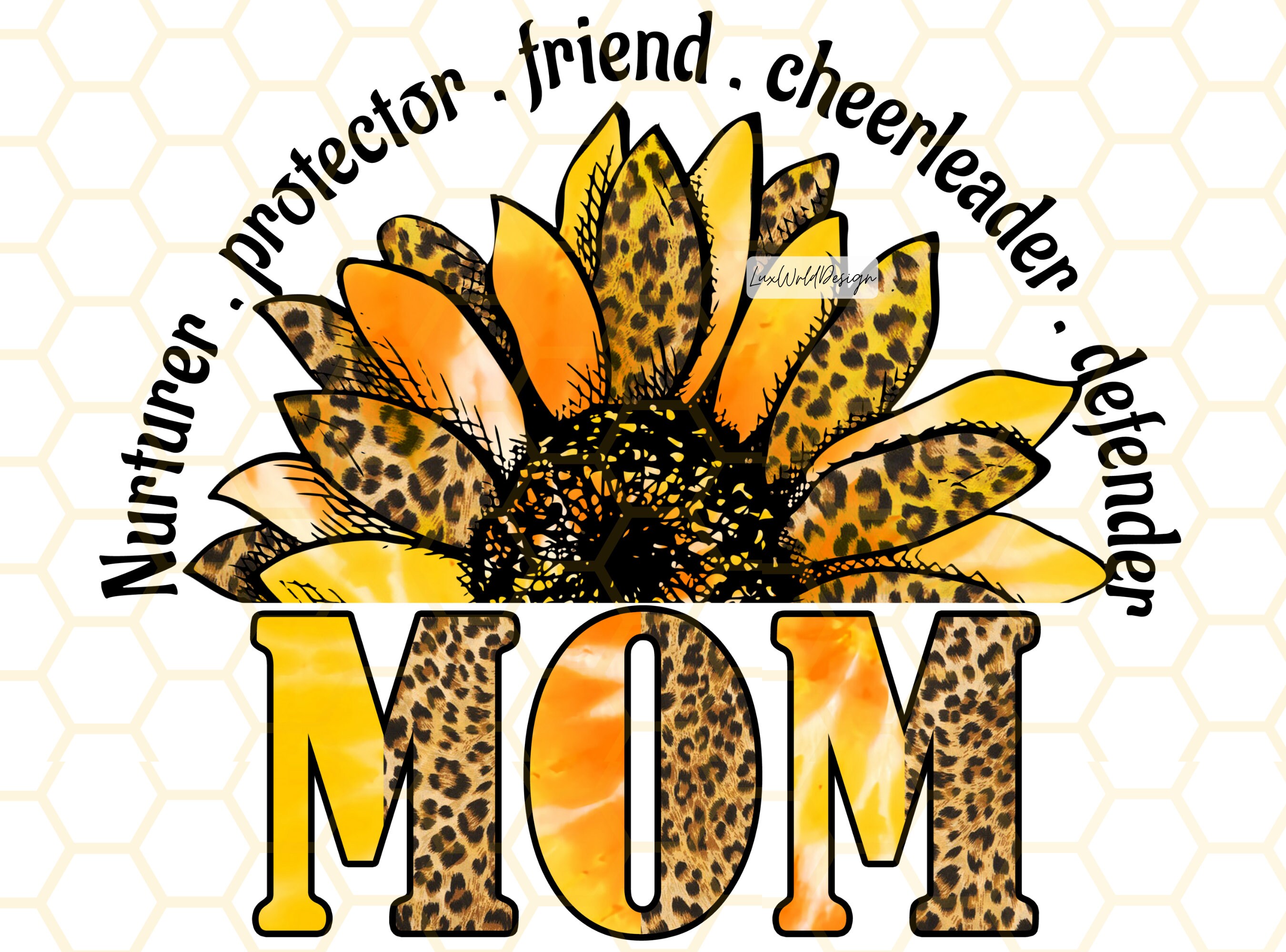 MOM PNG Mama png Mothers Day png Sunflower png | Inspire Uplift