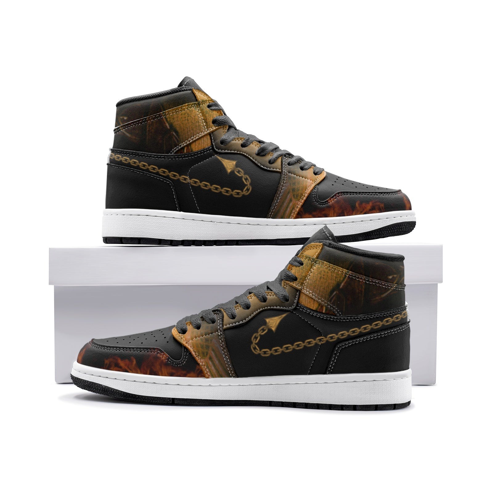 Scorpion Mortal Kombat JD1 Shoes, Scorpion Mortal Kombat Jor - Inspire ...