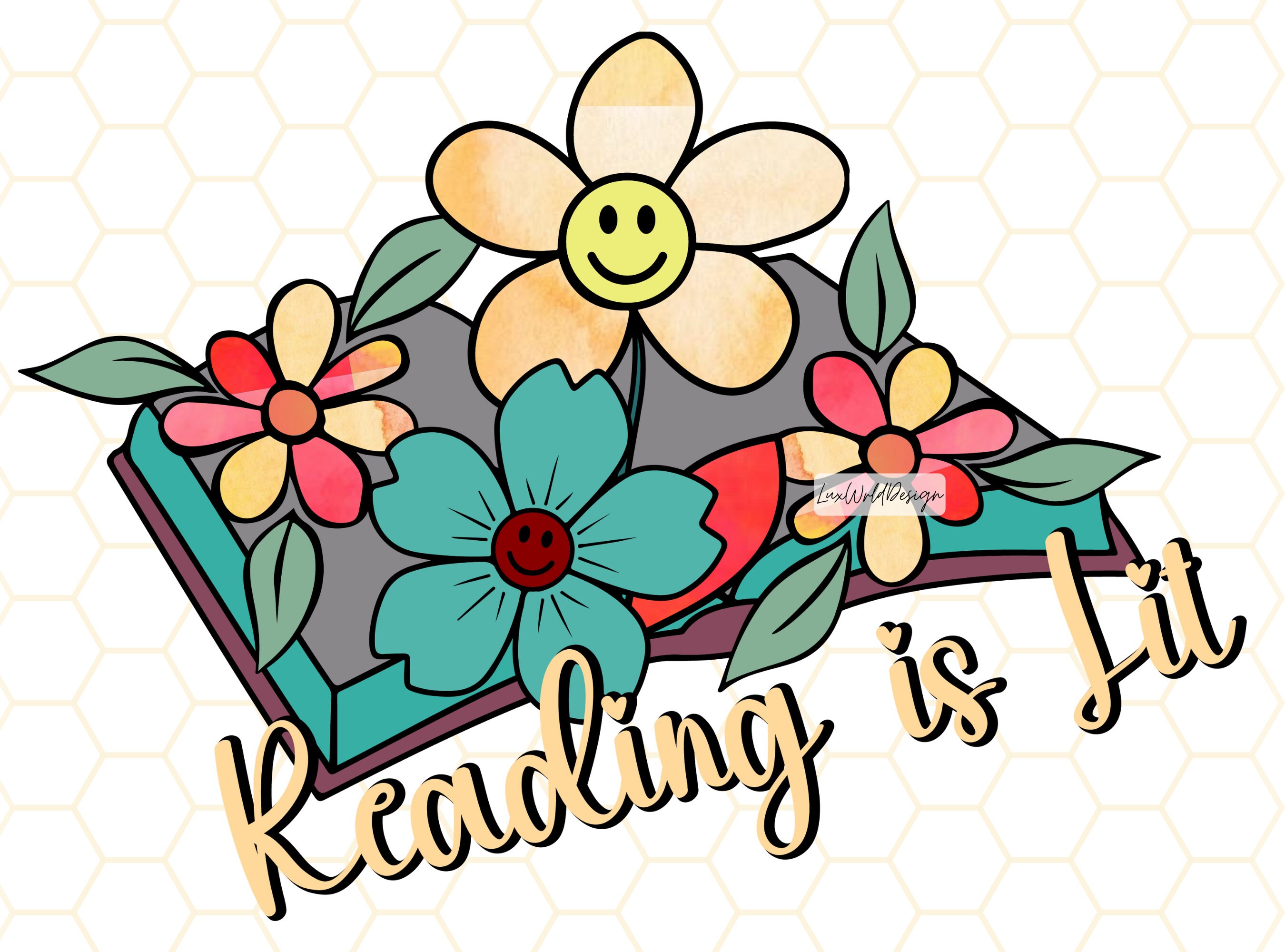Reading Is Lit PNG Book Lover png Reading png B | Inspire Uplift