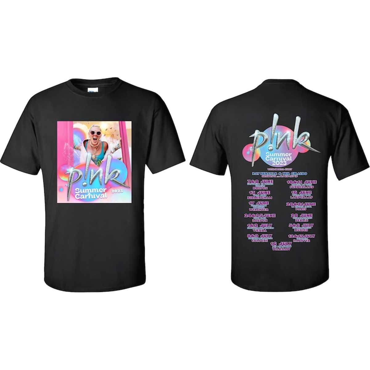 P!nk Pink Summer Carnival 2023 EU Europe Tour T shirt Hoodie | Inspire ...