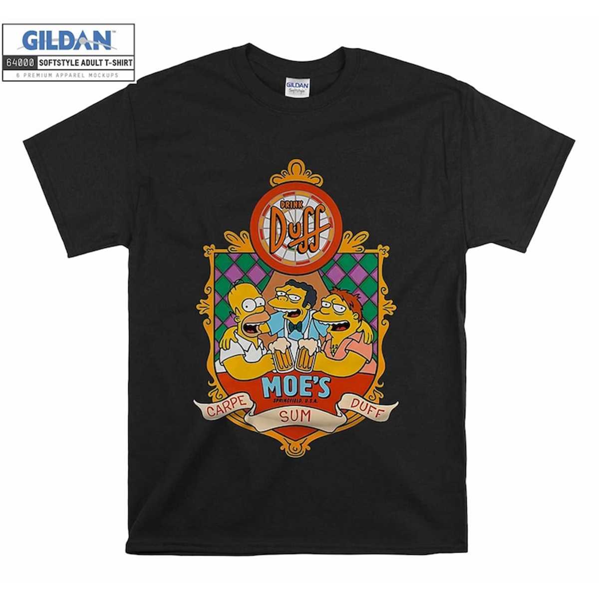 Drink Duff Beer Moe's Tavern Bar The Simpsons T shirt Hoodie | Inspire Uplift