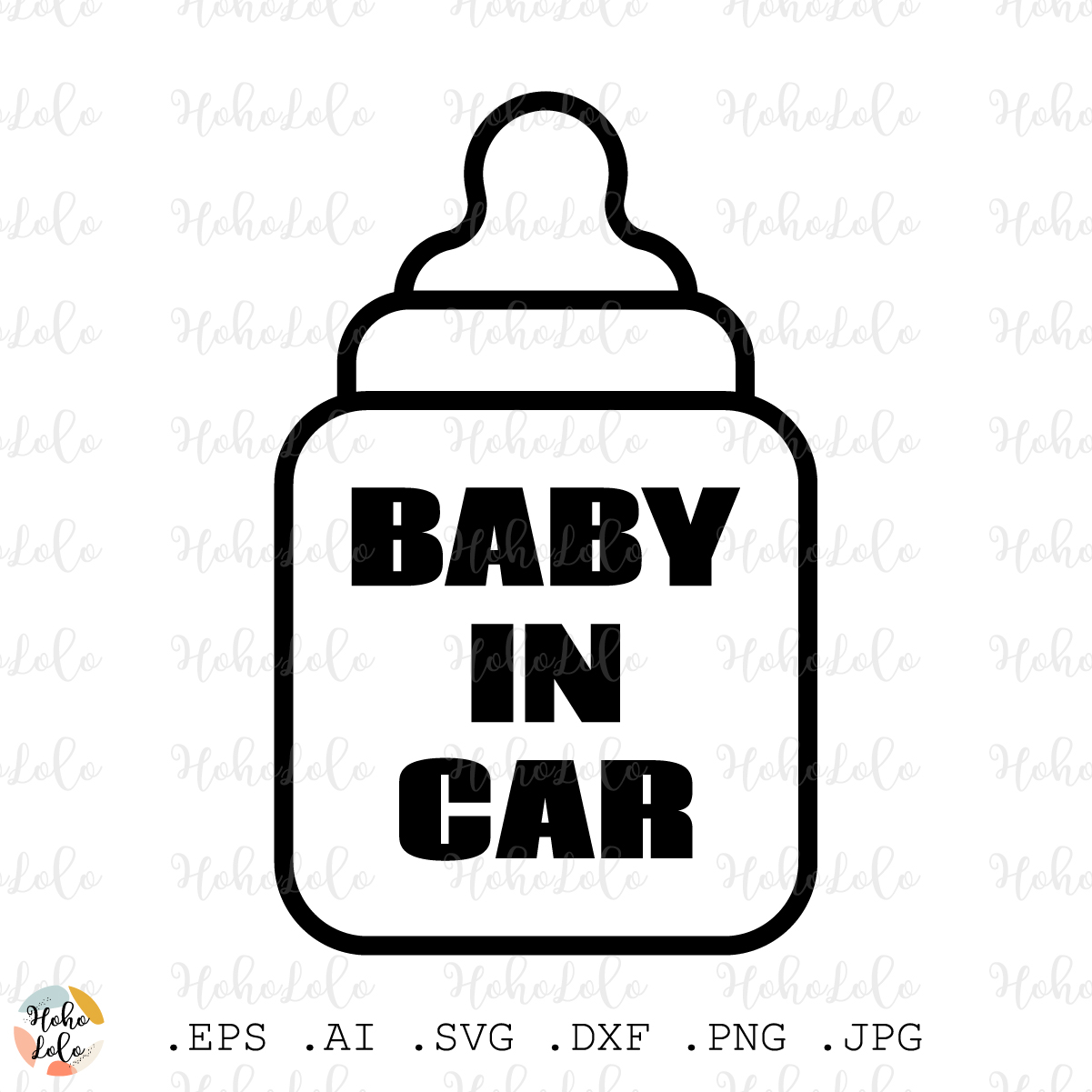 Baby In Car Svg, Window Decal Svg, Baby In Car Cricut, Baby | Inspire ...