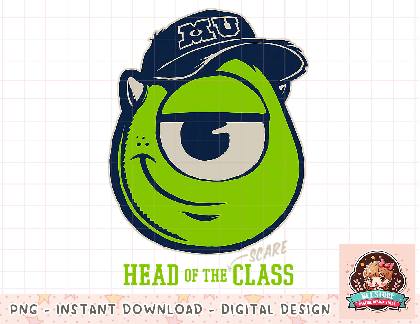 Disney PIXAR Monsters University Mike Head of png, instant d | Inspire ...