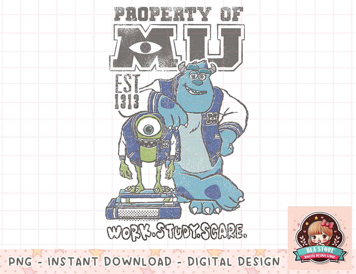 Disney Pixar Monsters University Work Study Scare png, insta | Inspire ...